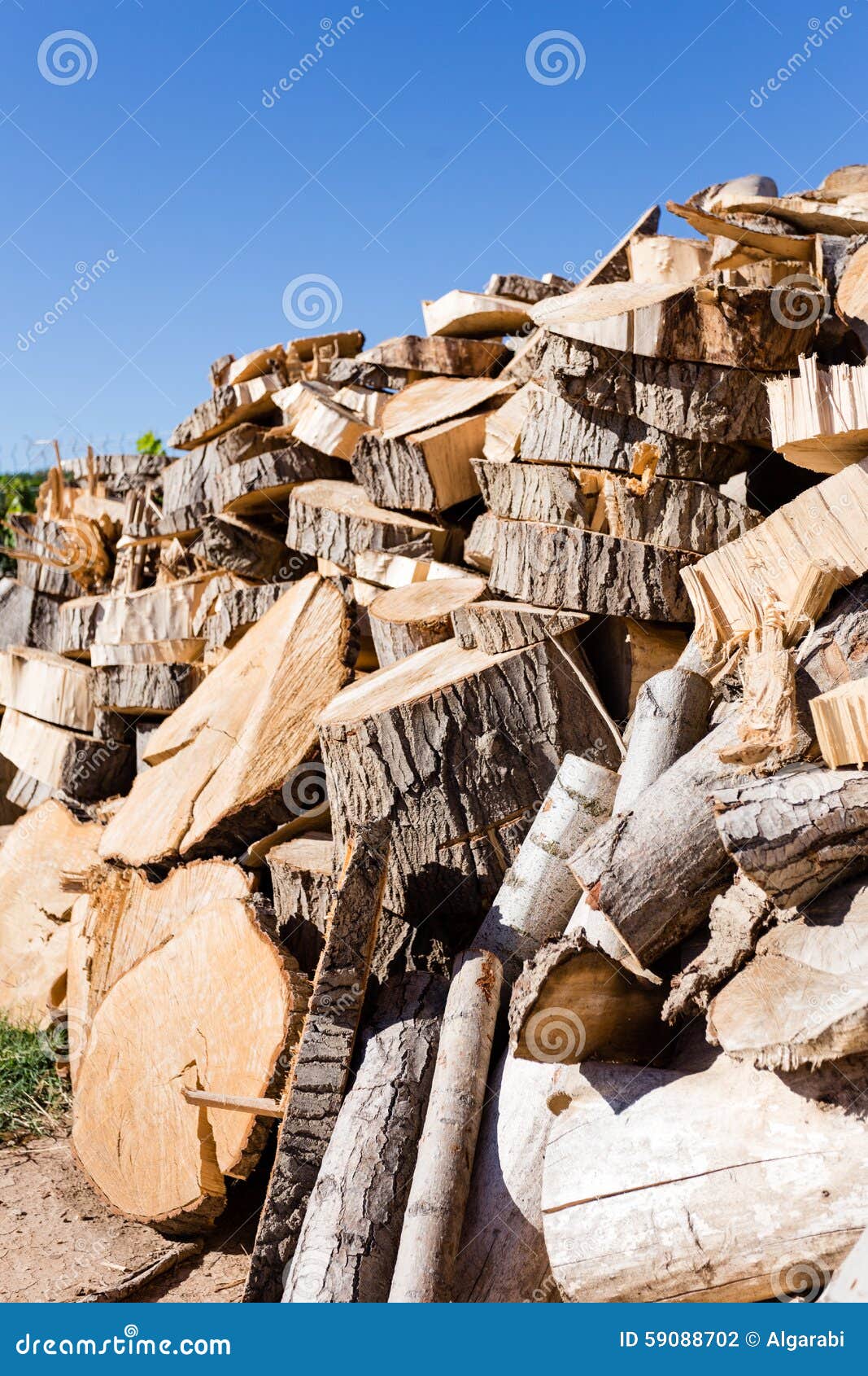 Chopped wood stock photo. Image of chopped, tree, heat - 59088702