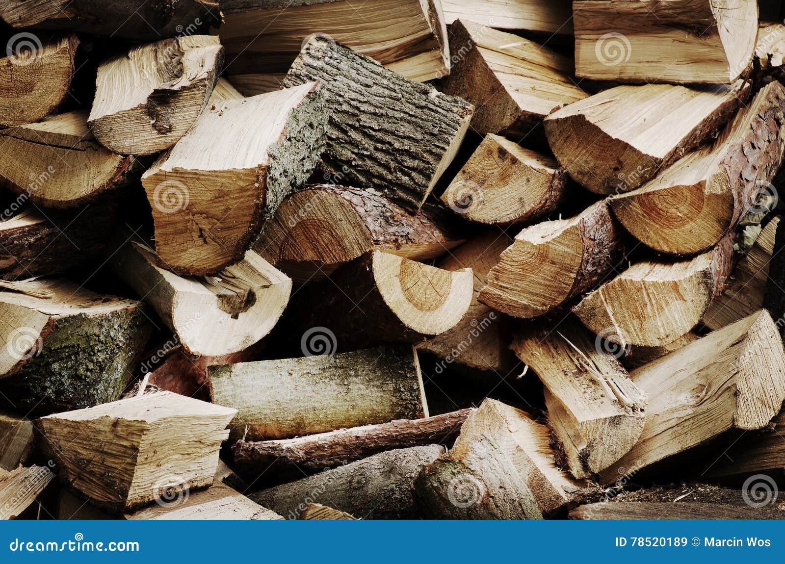 Chopped wood stock image. Image of detail, rural, forest - 78520189