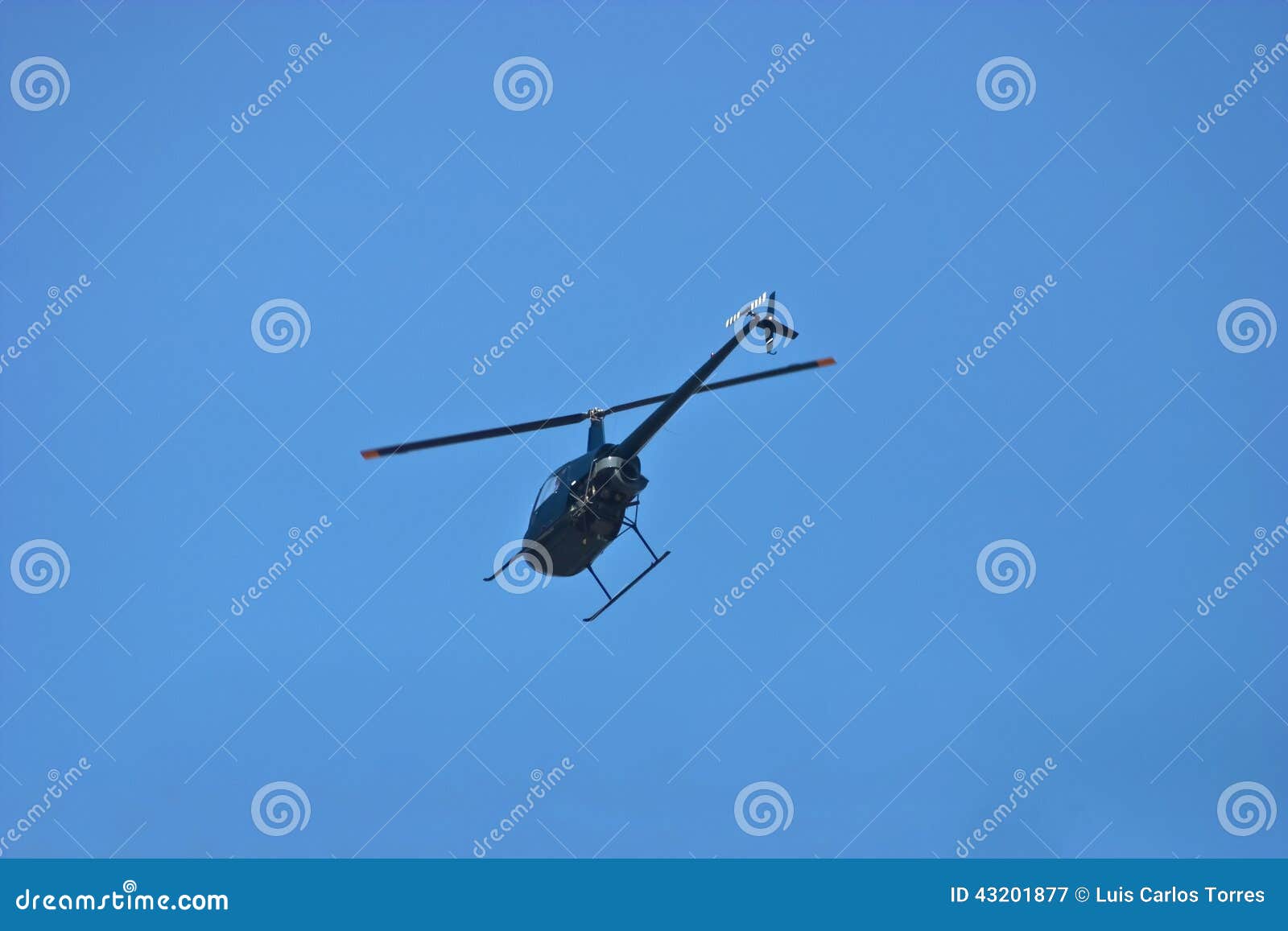 Chopper and clear sky stock image. Image of horizontal - 43201877