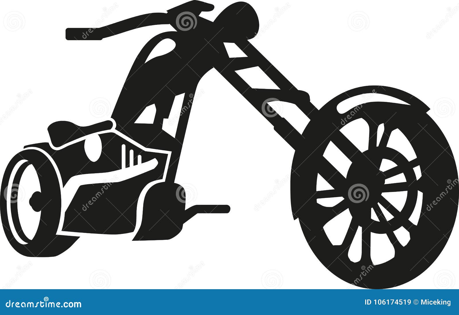 Chopper Icon Neon Vector | CartoonDealer.com #272049981