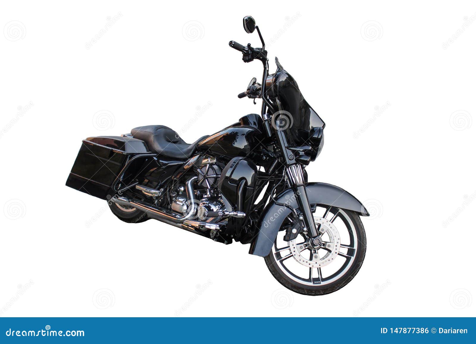 Chopper Motorcycle Isolated Stock Photo - Image of biker, lifestyle ...
