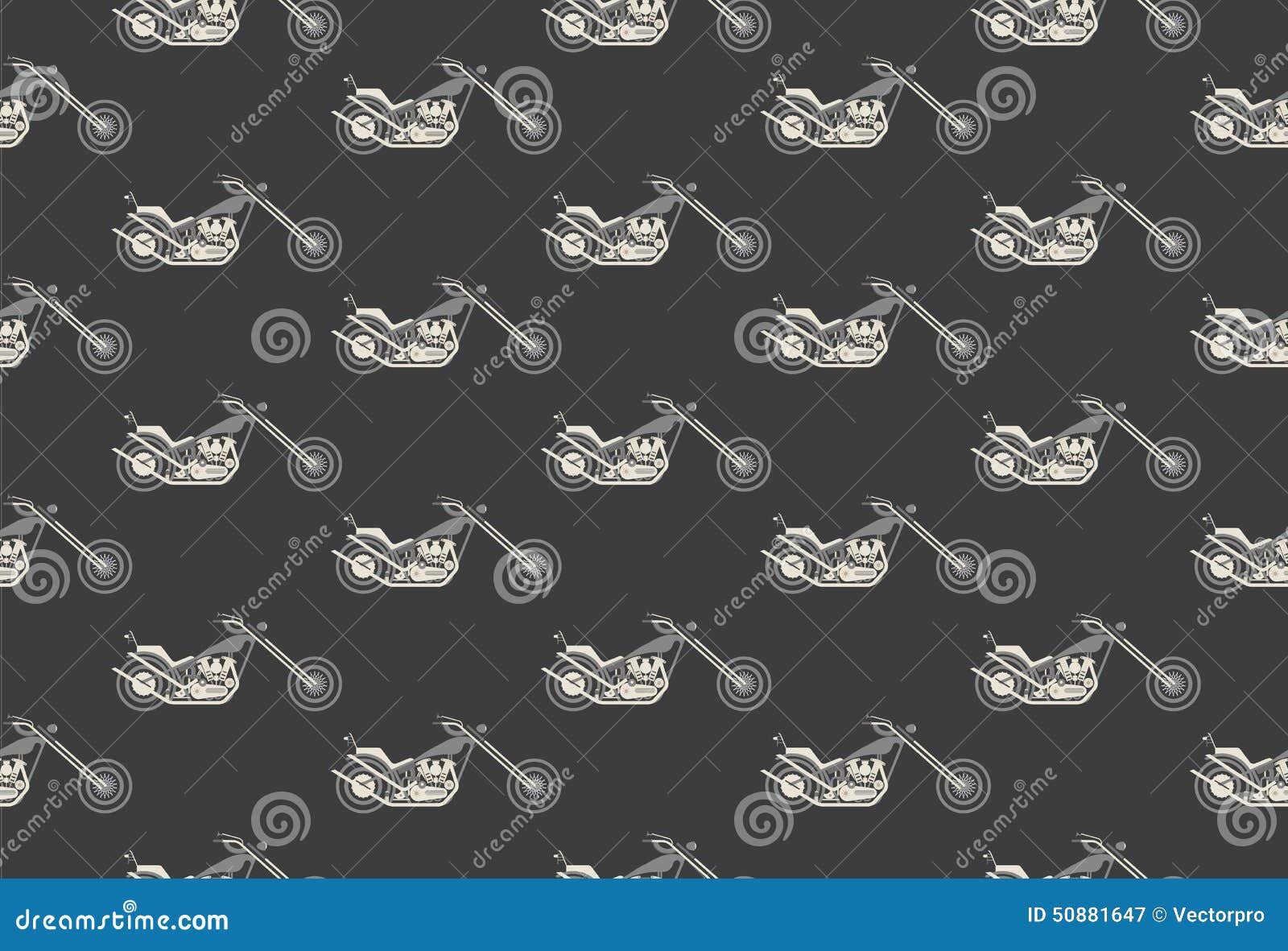 Chopper pattern stock vector. Illustration of companion - 50881647