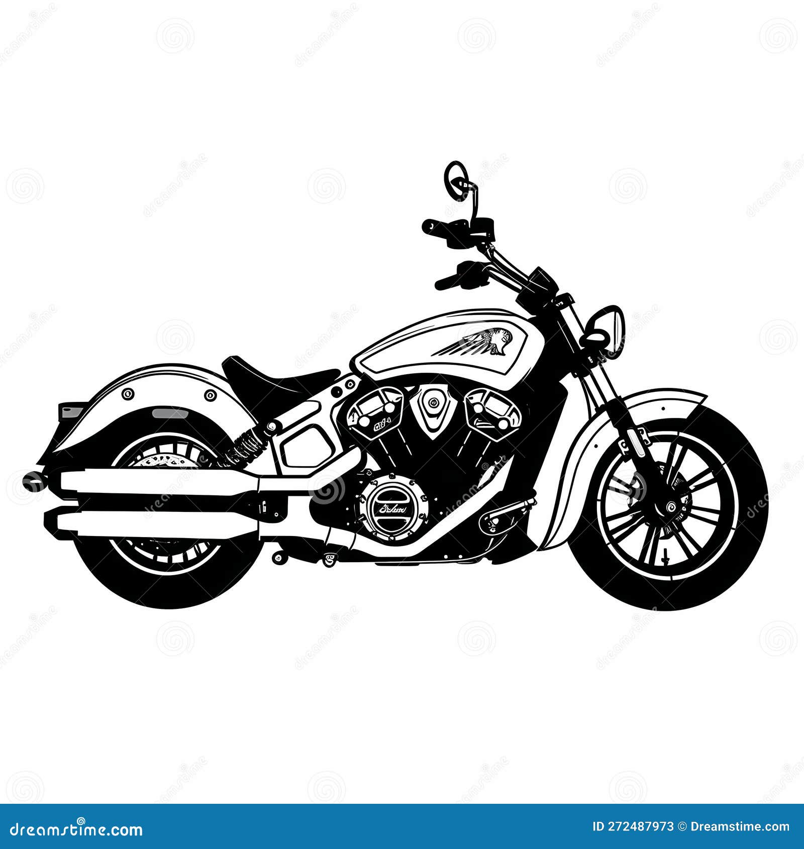 Chopper Symbol Illustration. Generative AI Stock Illustration ...