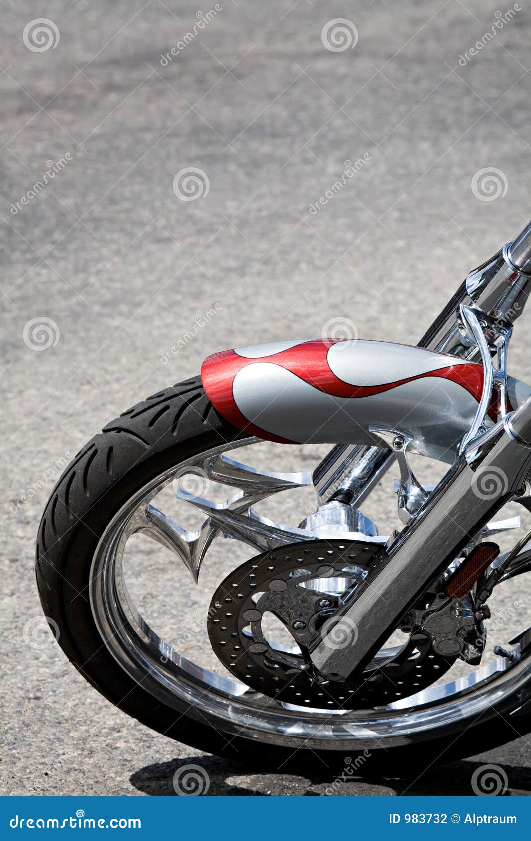 Chopper wheel stock photo. Image of tire, copyspace, cycle - 983732