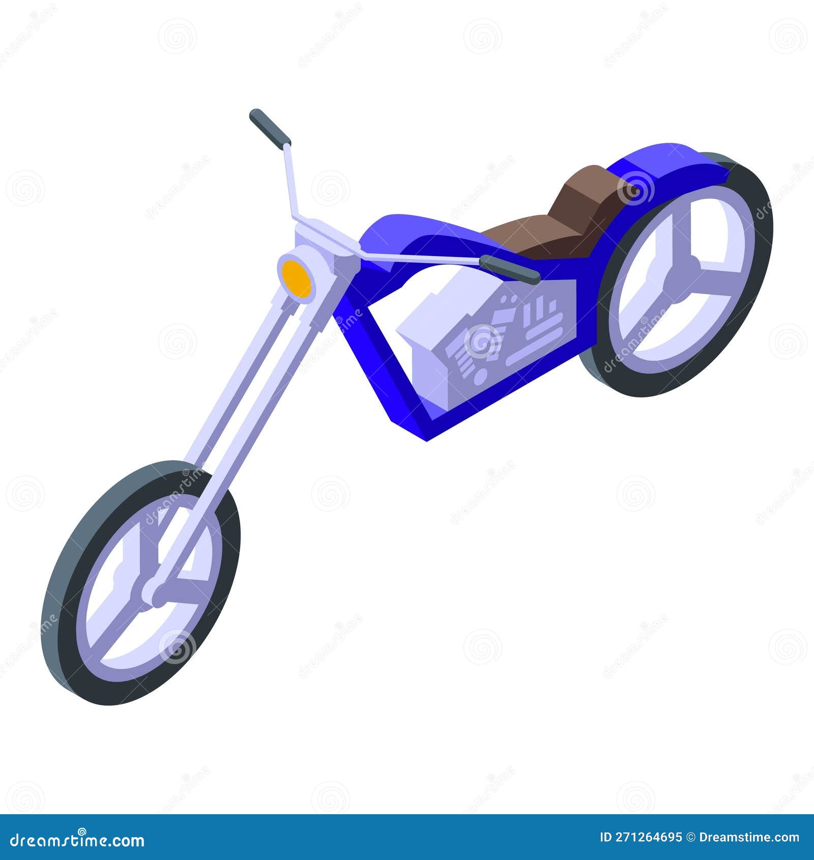 Chopper Wheel Icon Isometric Vector. Motor Ride Stock Vector ...