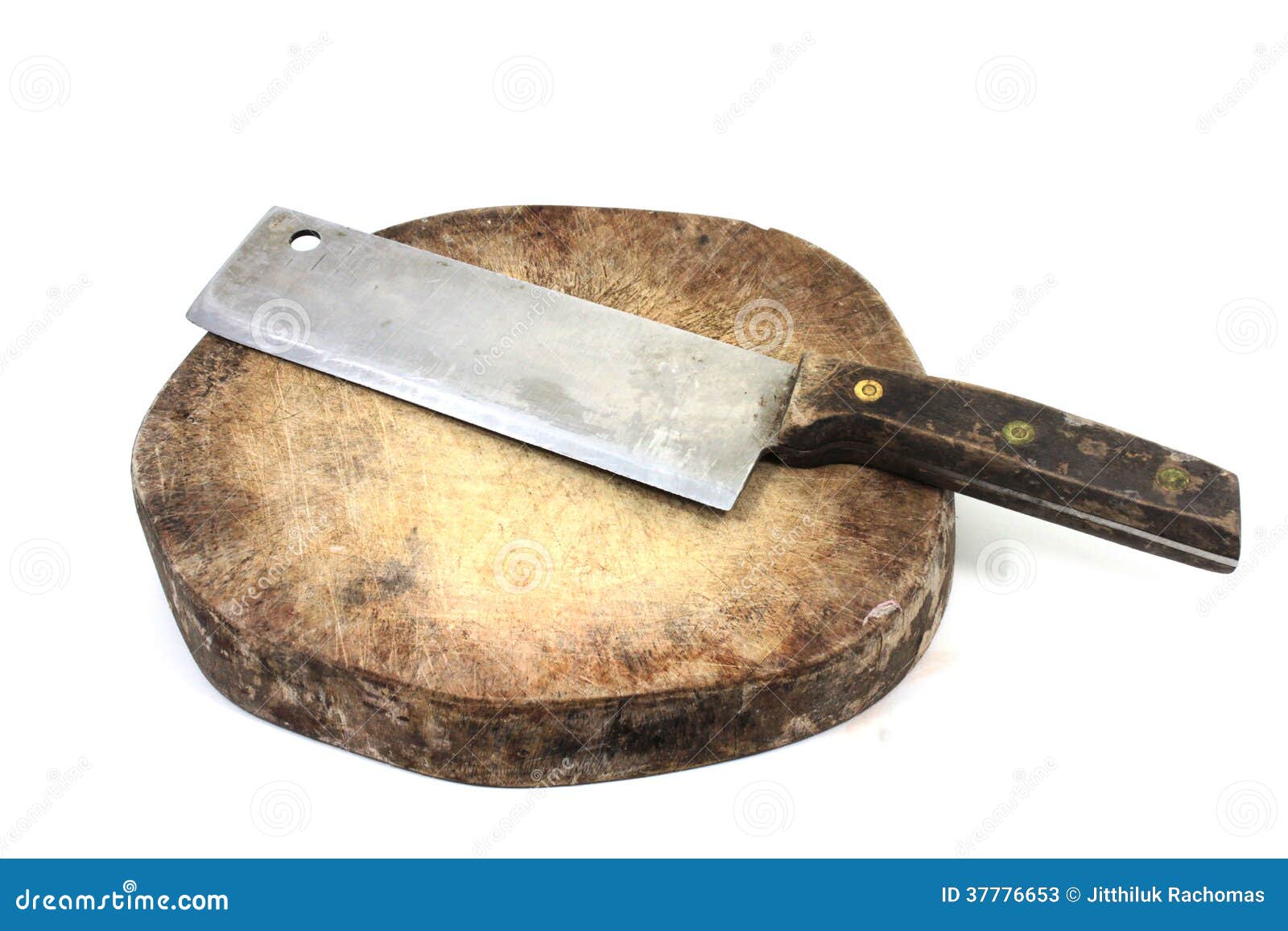 Chopping block and cleaver stock image. Image of block - 37776653