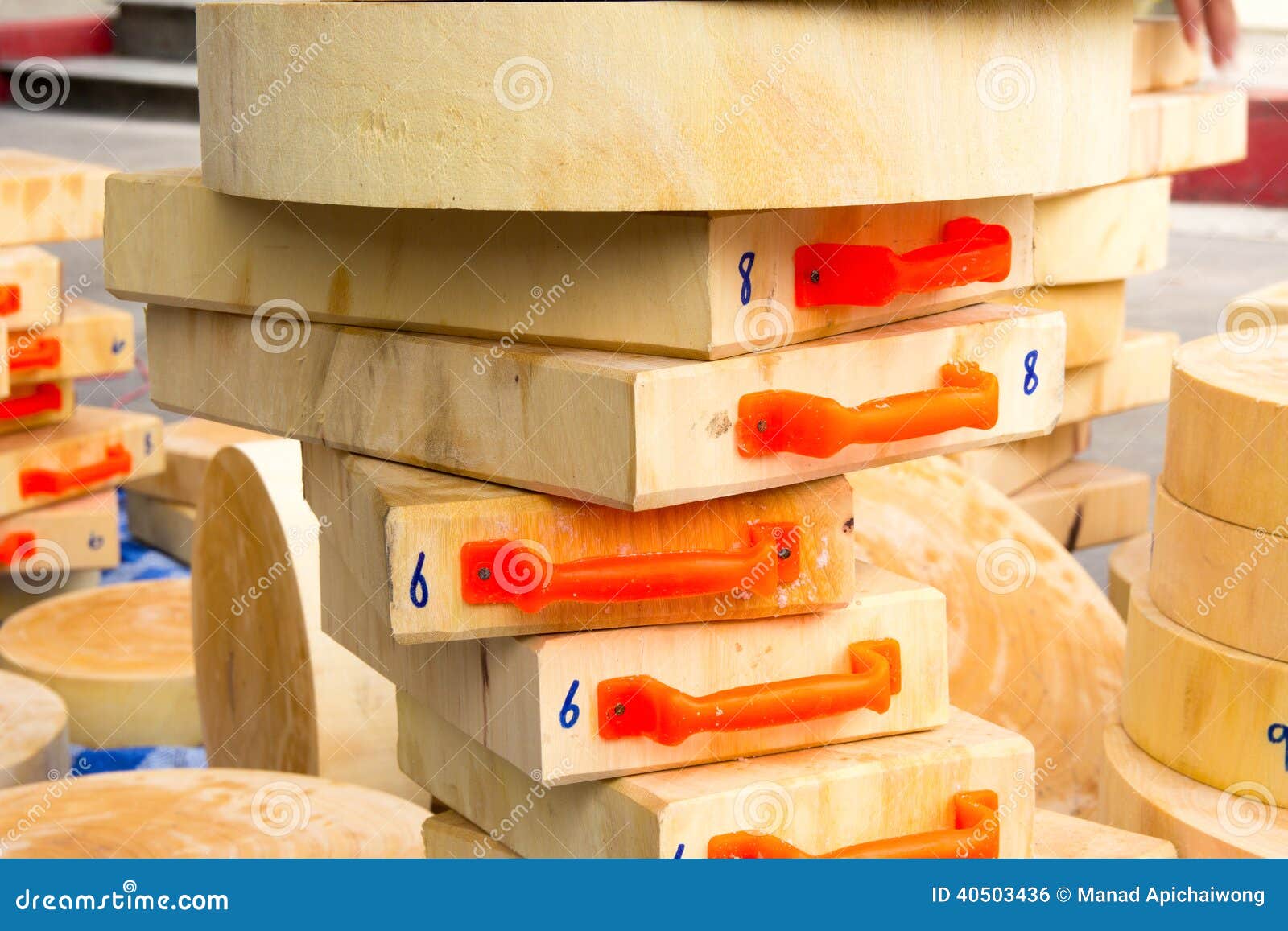 Chopping block of thailand stock photo. Image of asian - 40503436