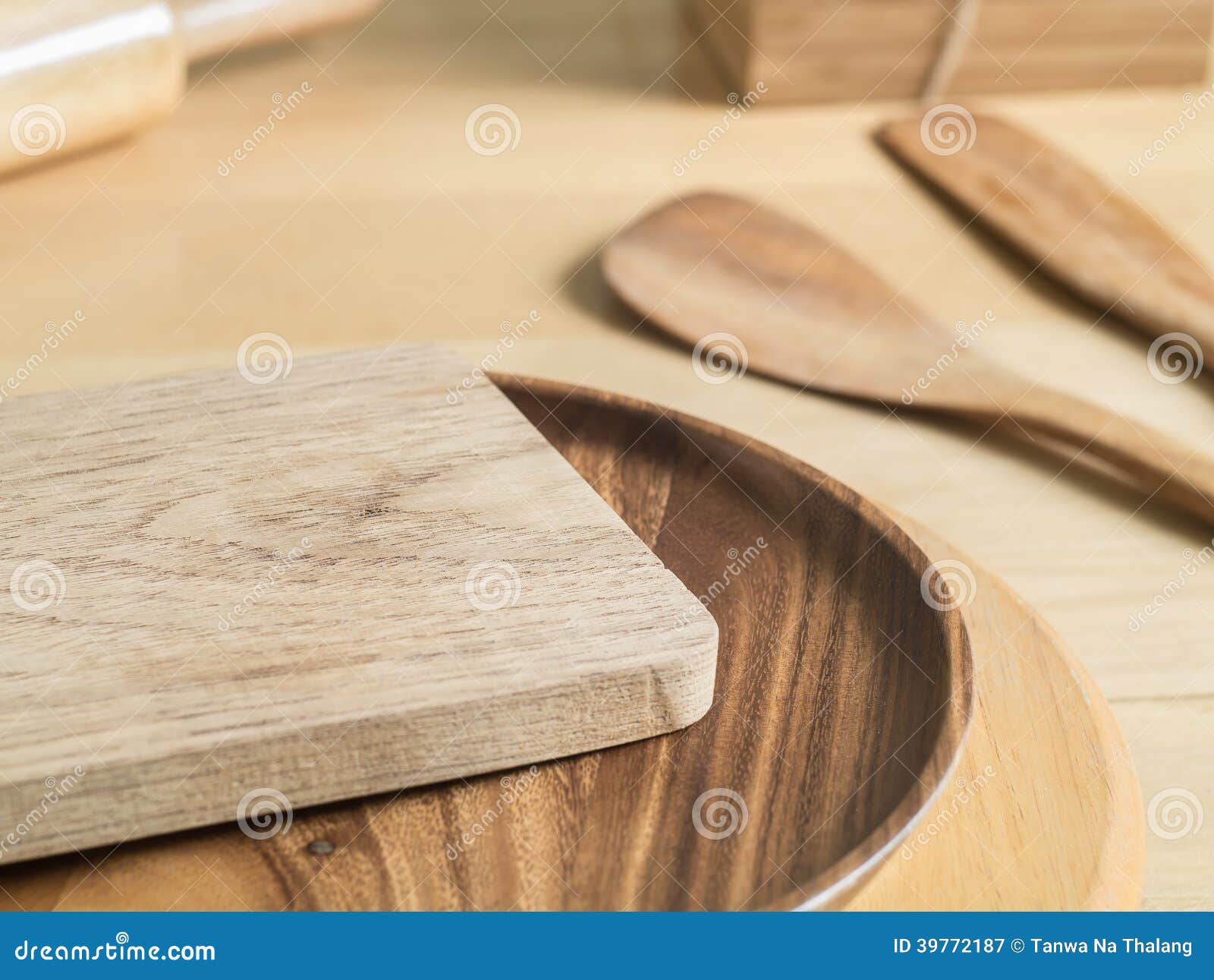 Chopping Board and Baking Utensils Stock Image - Image of utensil ...