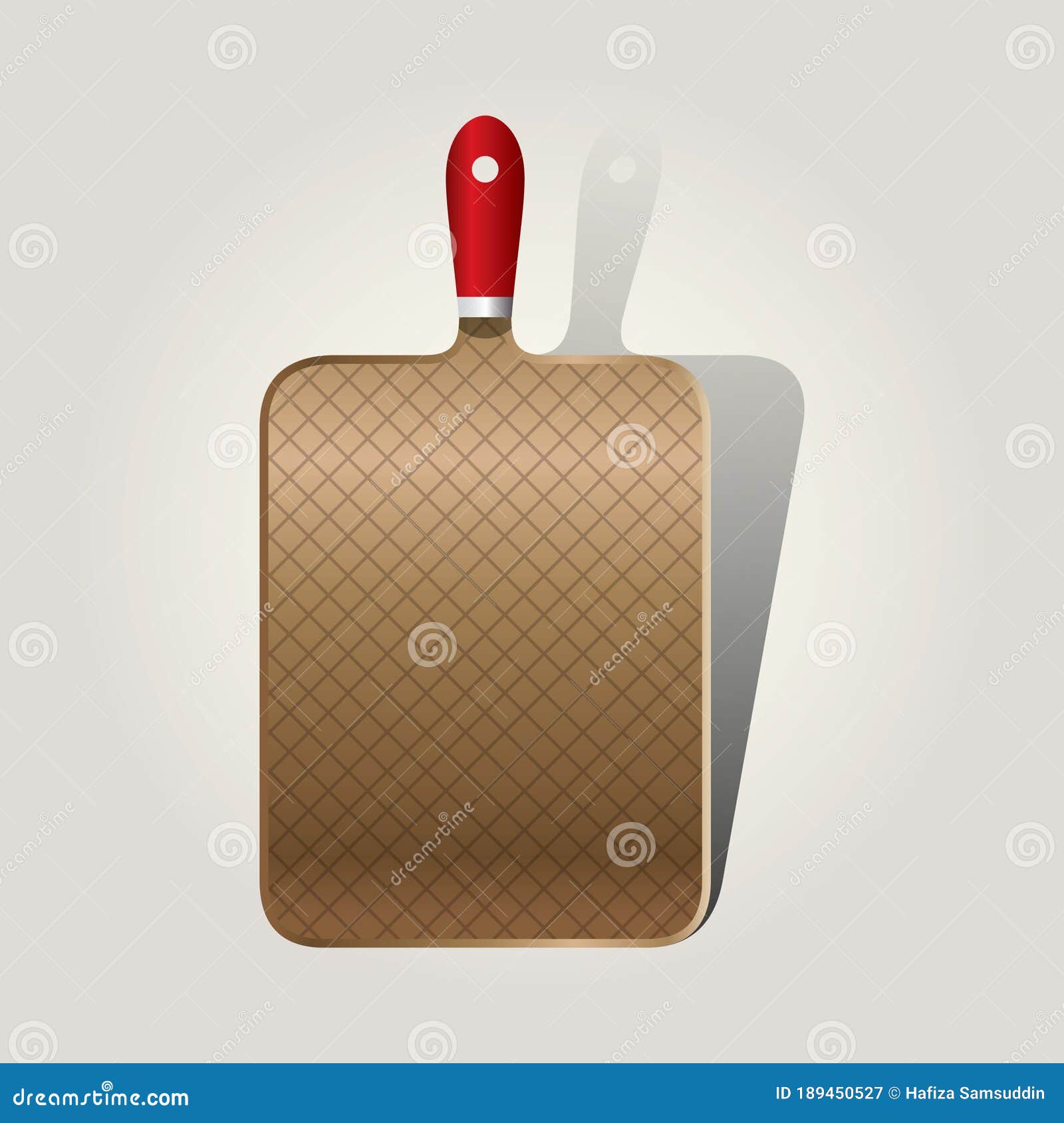 Chopping Board. Vector Illustration Decorative Design Stock Vector ...