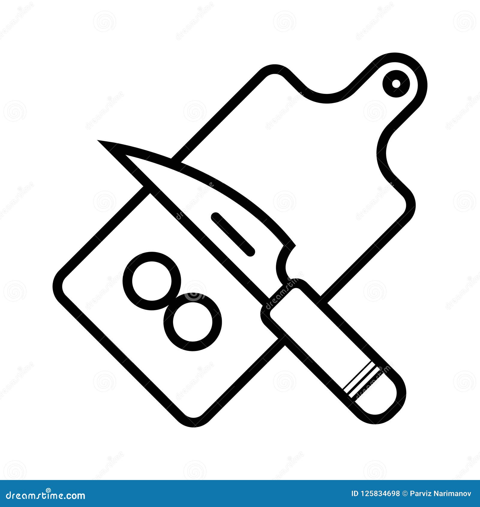 Chopping Board and Vegetables Stock Vector - Illustration of handle ...