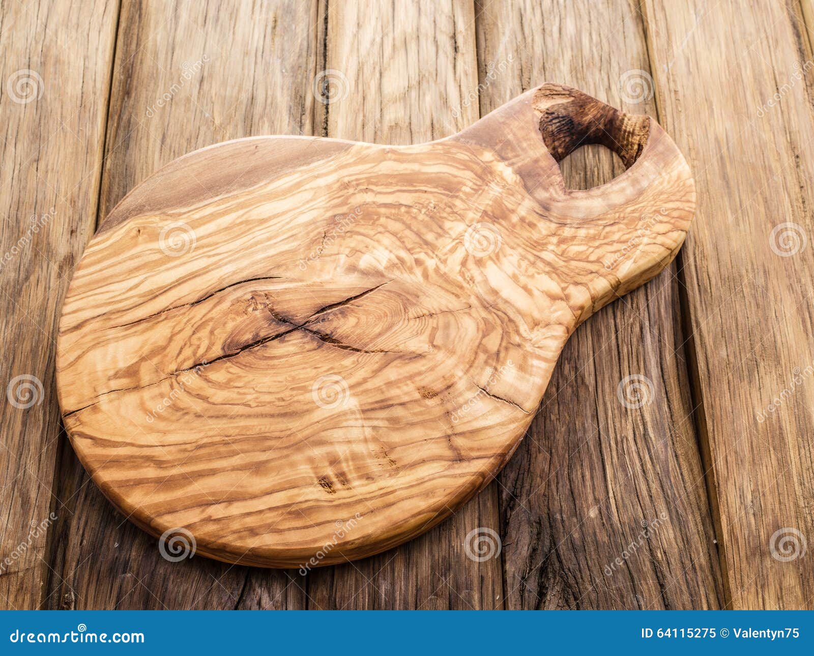 Chopping Board on the Wooden Table. Stock Image - Image of cutting ...