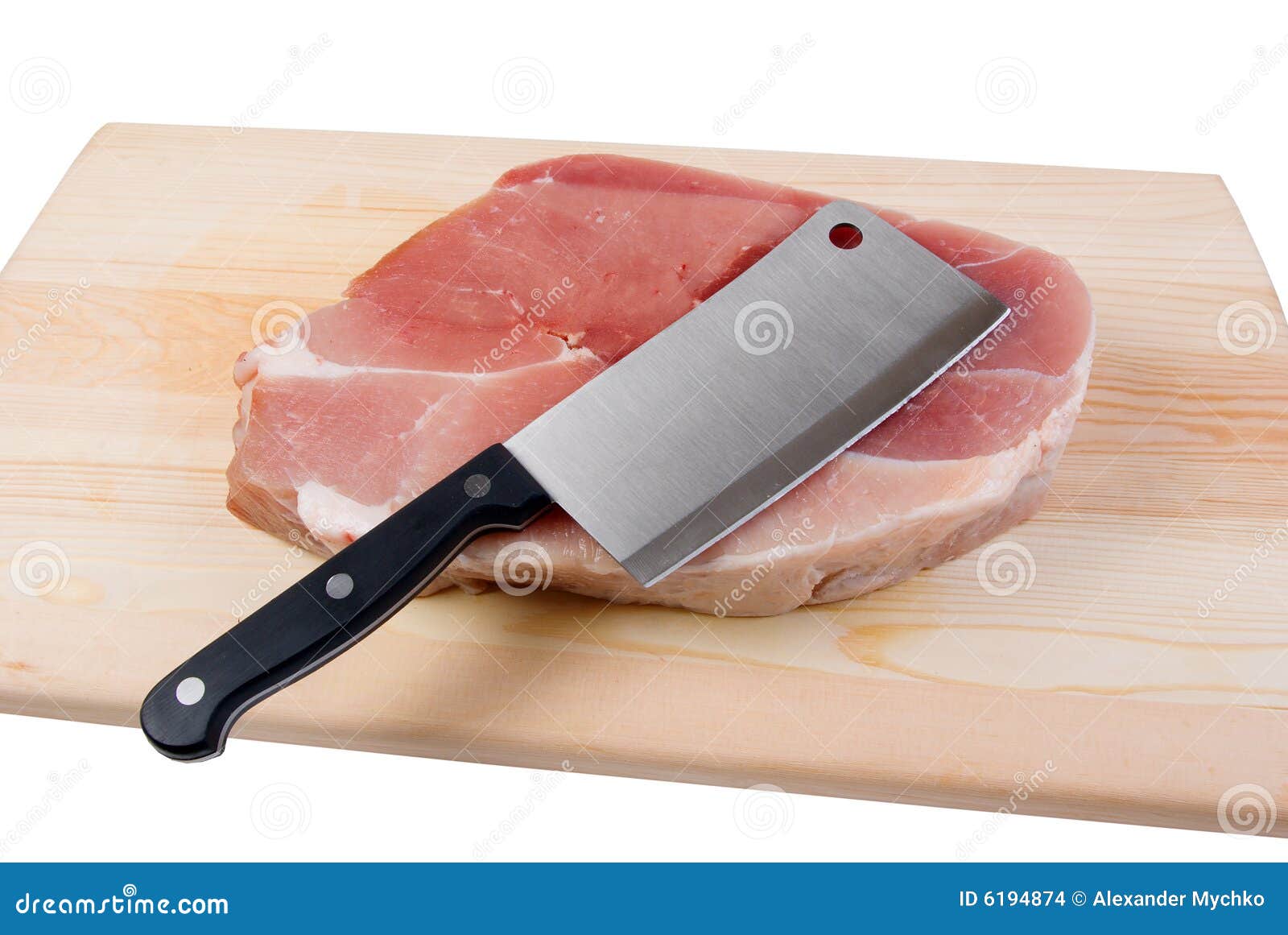 Chopping of meat, stock photo. Image of agriculture, kitchen - 6194874