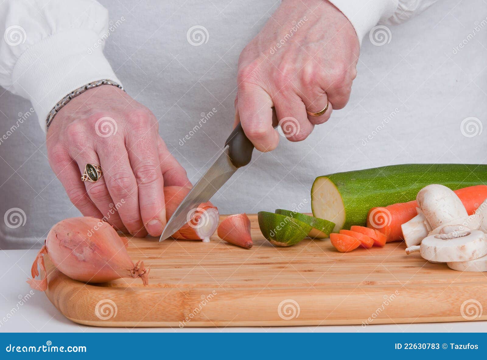 Chopping vegetables. stock image. Image of carrot, home - 22630783