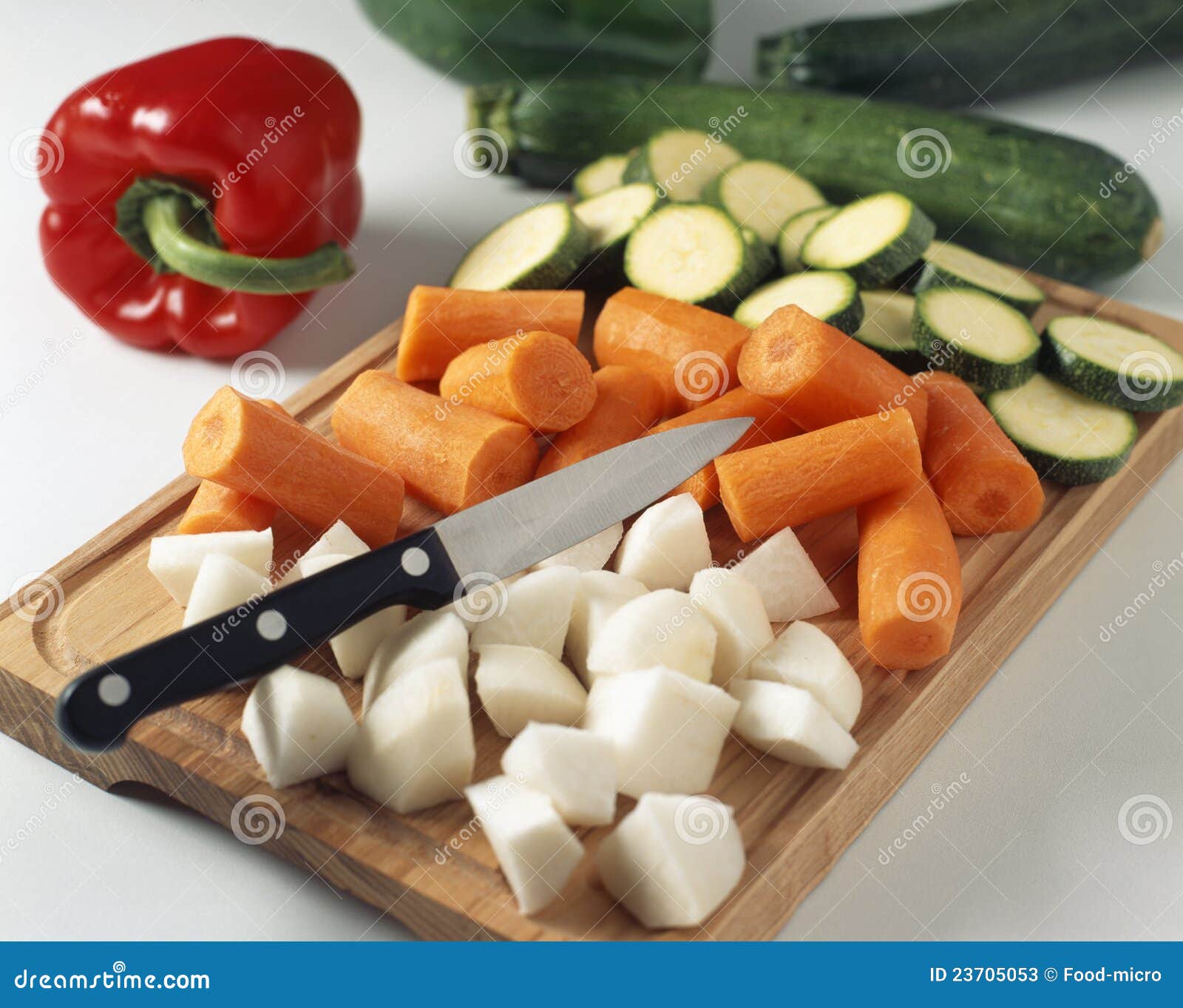 Chopping Vegetables Clipart