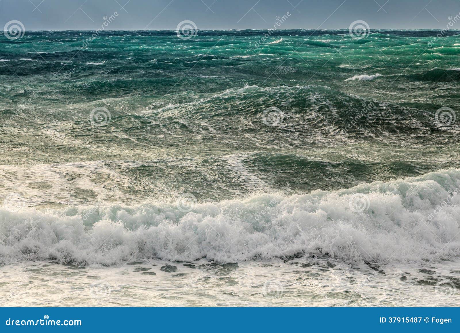 Choppy sea stock image. Image of color, blue, seismic - 37915487