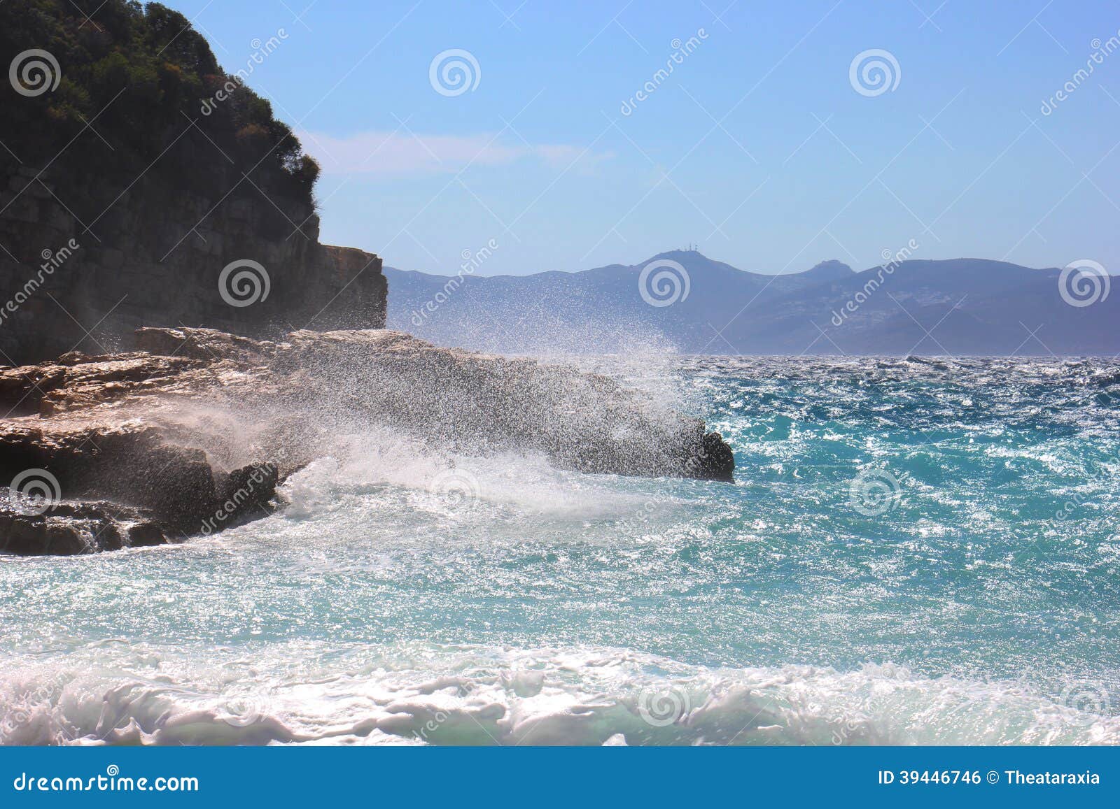 Choppy seas stock photo. Image of blue, tourism, wave - 39446746