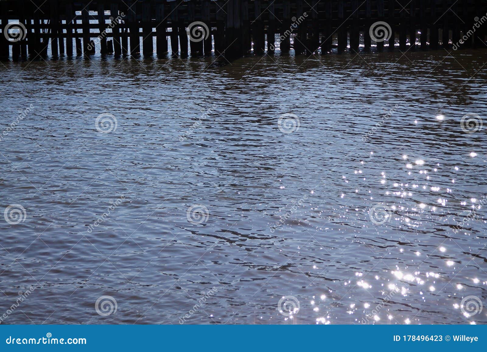 Choppy Water Surface on the Hudson River Stock Image - Image of ...