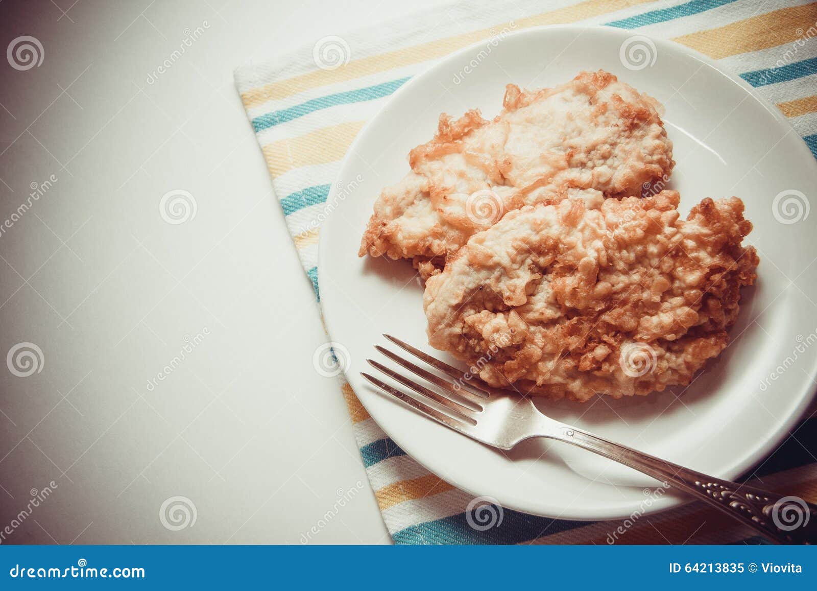 Chops in cheese batter stock image. Image of crispy, fast - 64213835