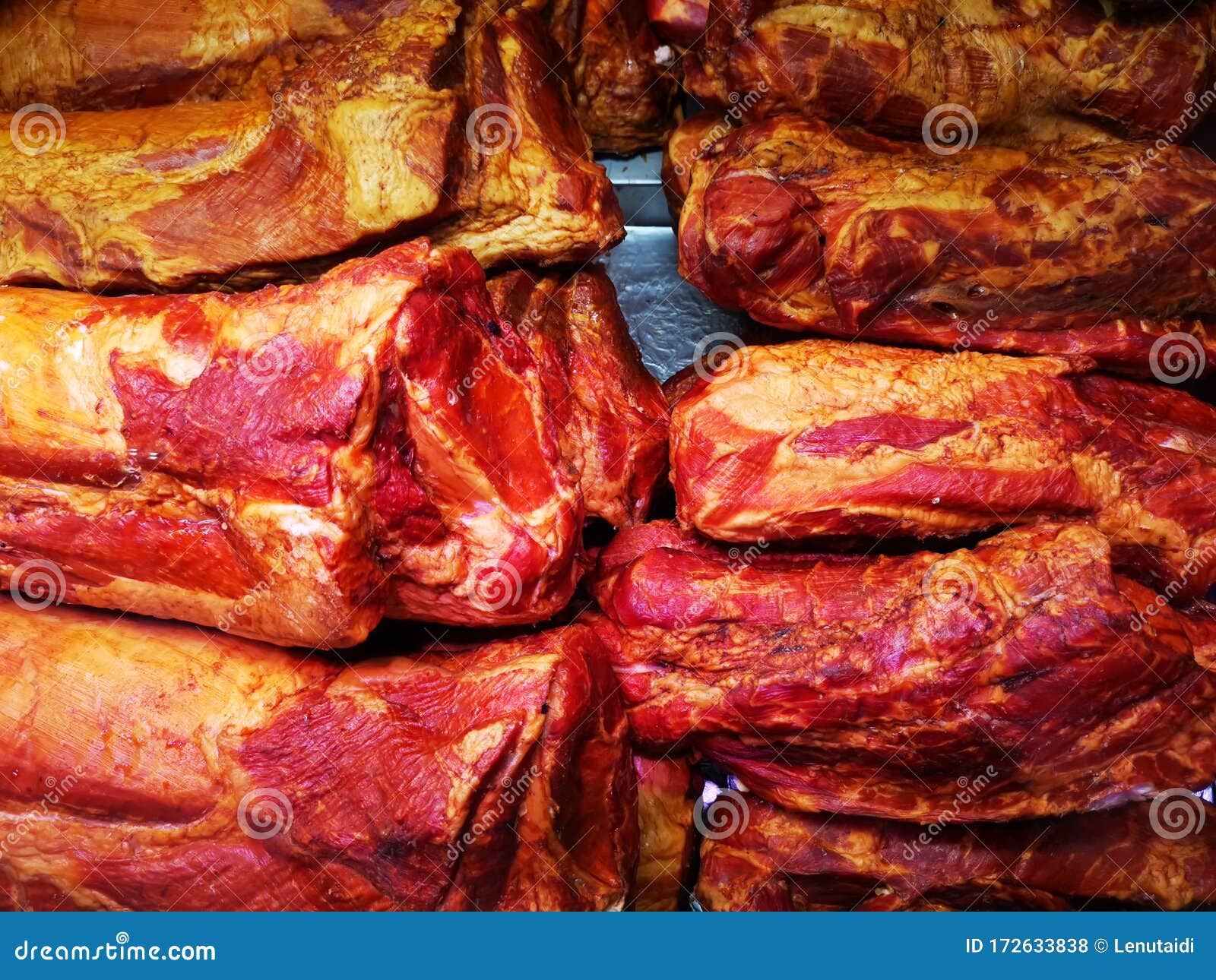 Chops and smoked pork neck stock photo. Image of bacon - 172633838