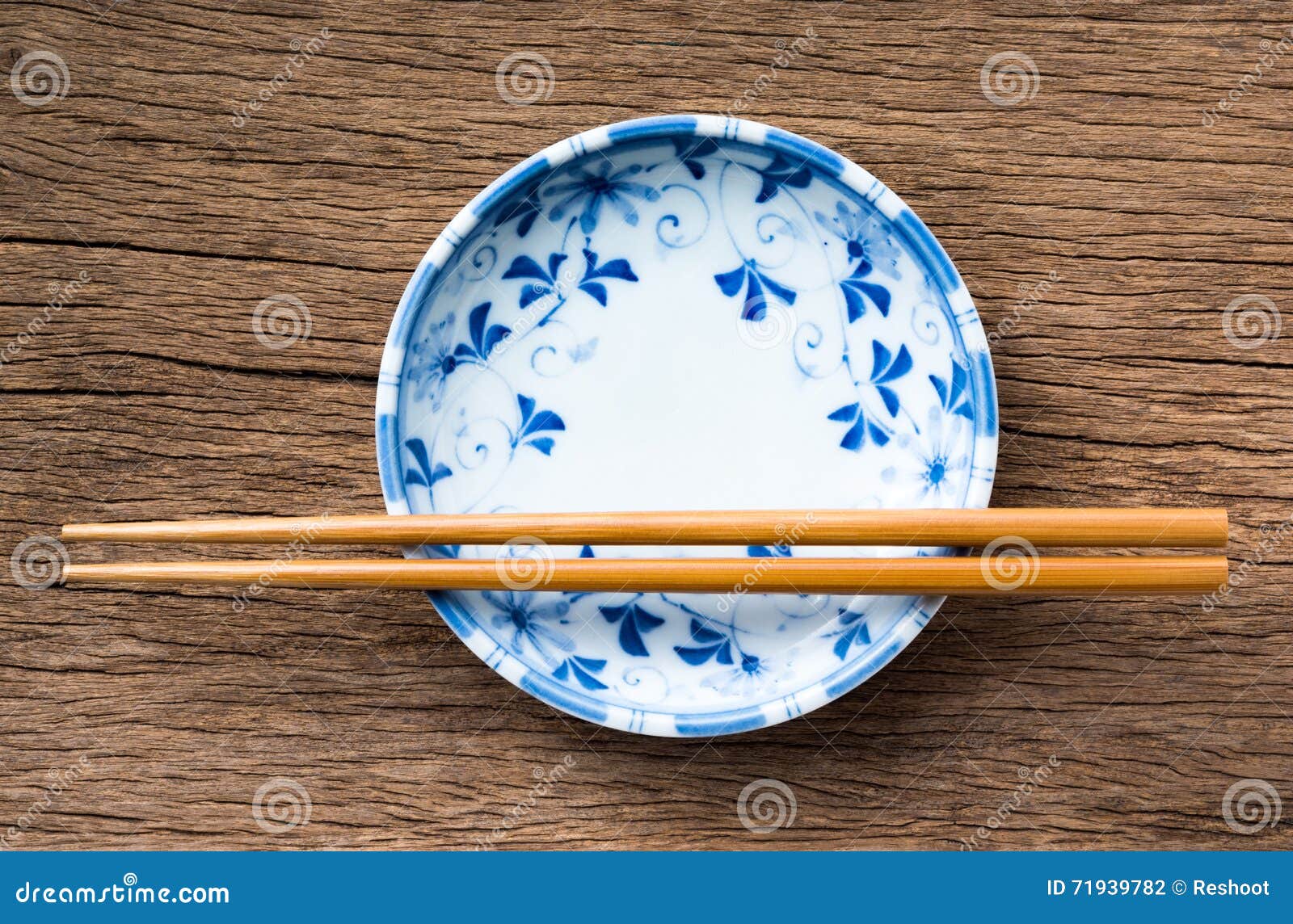 Chopstick with chinaware stock photo. Image of authentic - 71939782