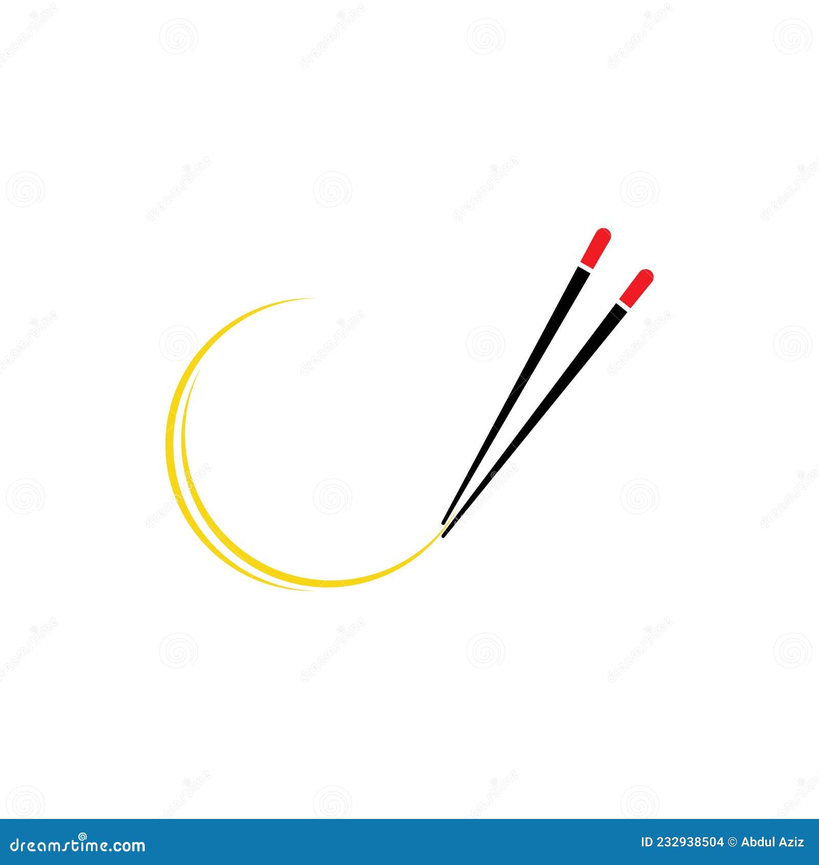 Chopstick icon logo vector stock vector. Illustration of restaurant ...