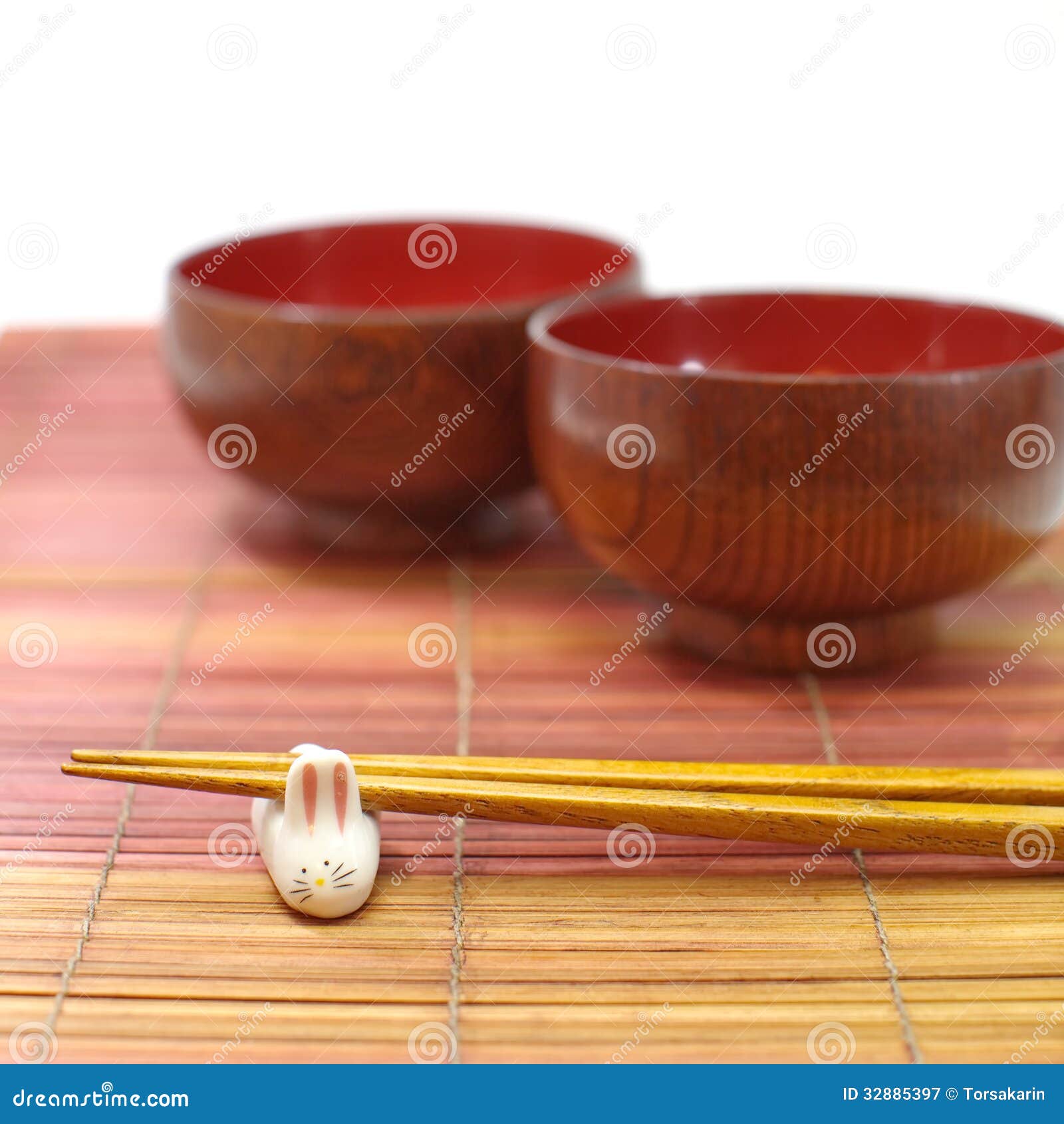 Chopsticks in Asian Set Table Stock Image - Image of culture, lunch ...