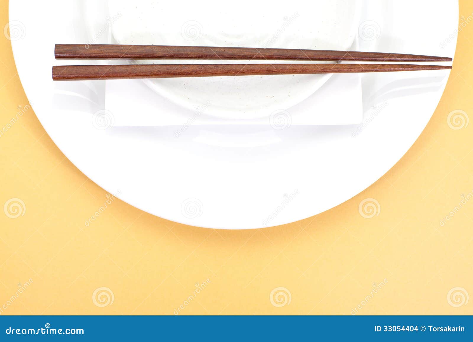 Chopsticks in Asian Set Table Stock Photo - Image of bowl, japan: 33054404
