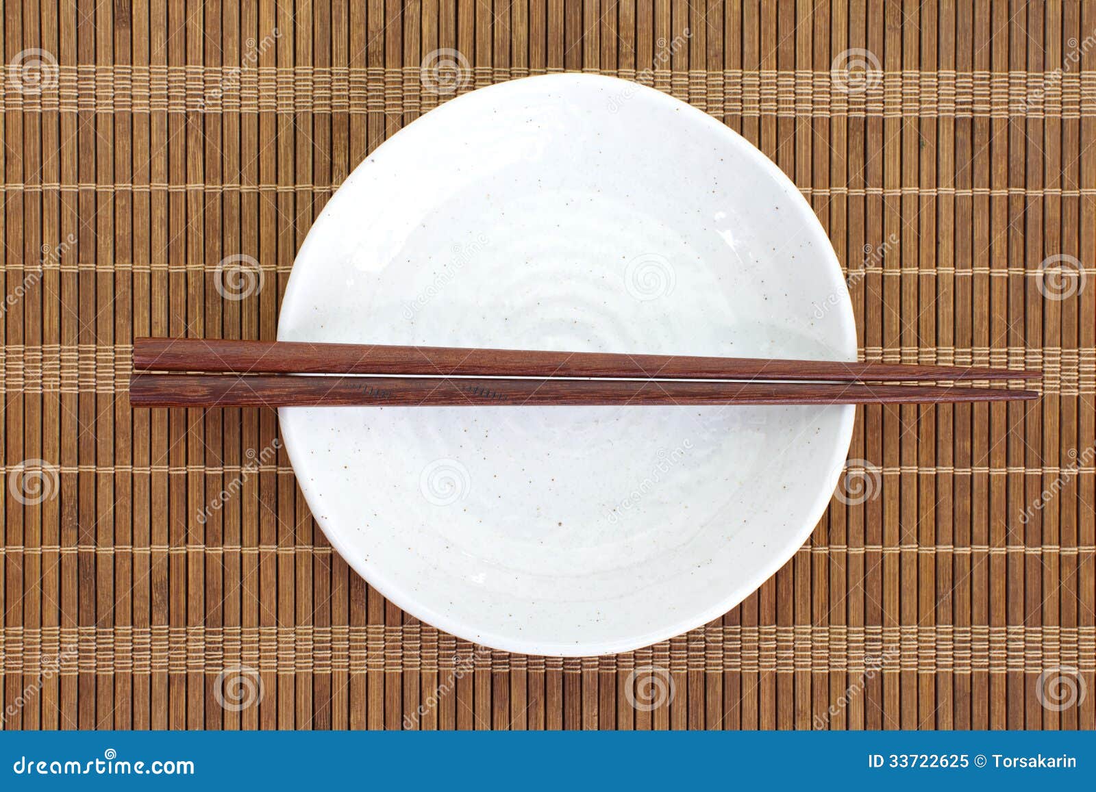Chopsticks and Asian Table Setting Stock Image - Image of table, wood ...