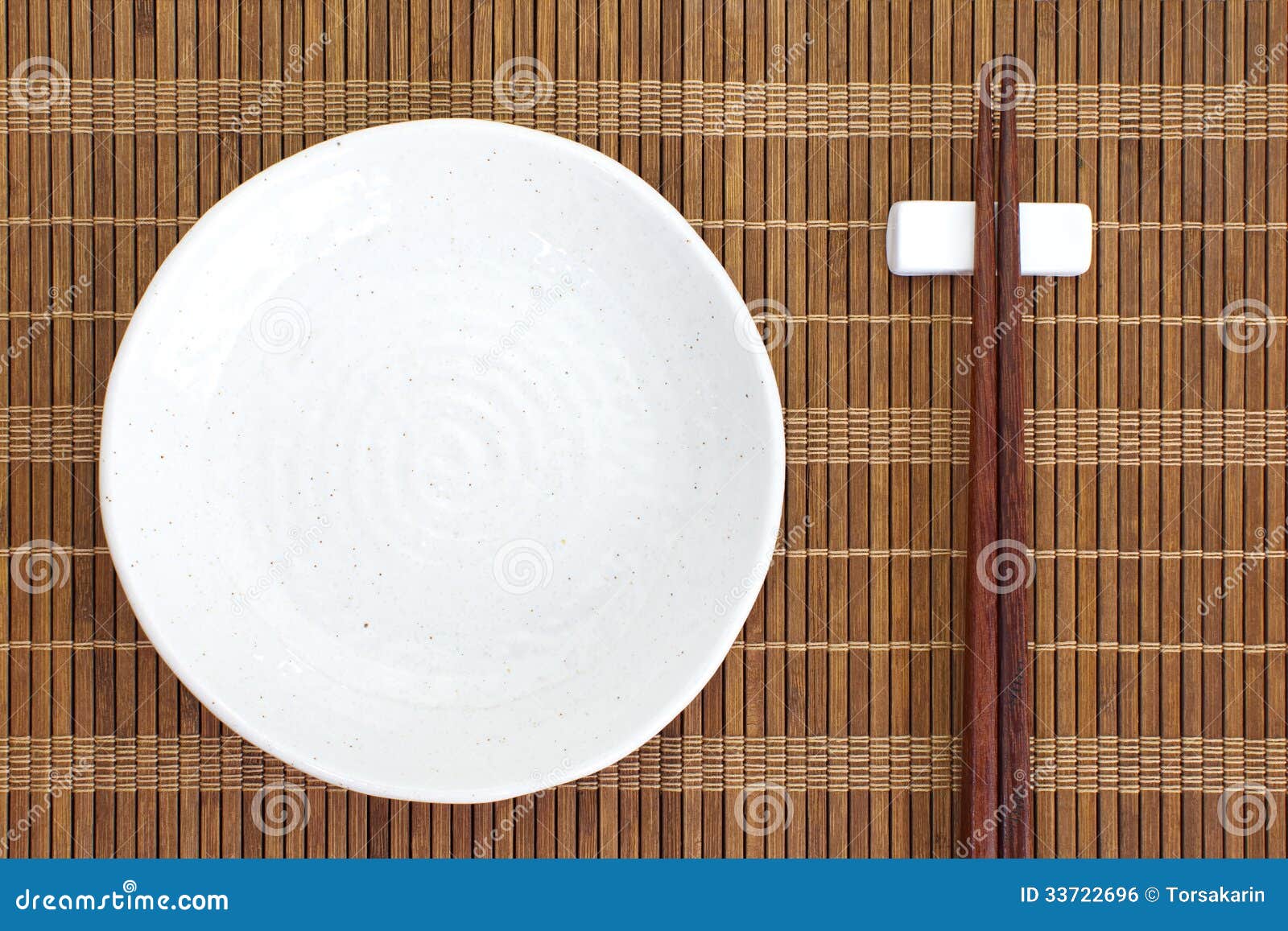 Chopsticks and Asian Table Setting Stock Photo - Image of table, bowl ...