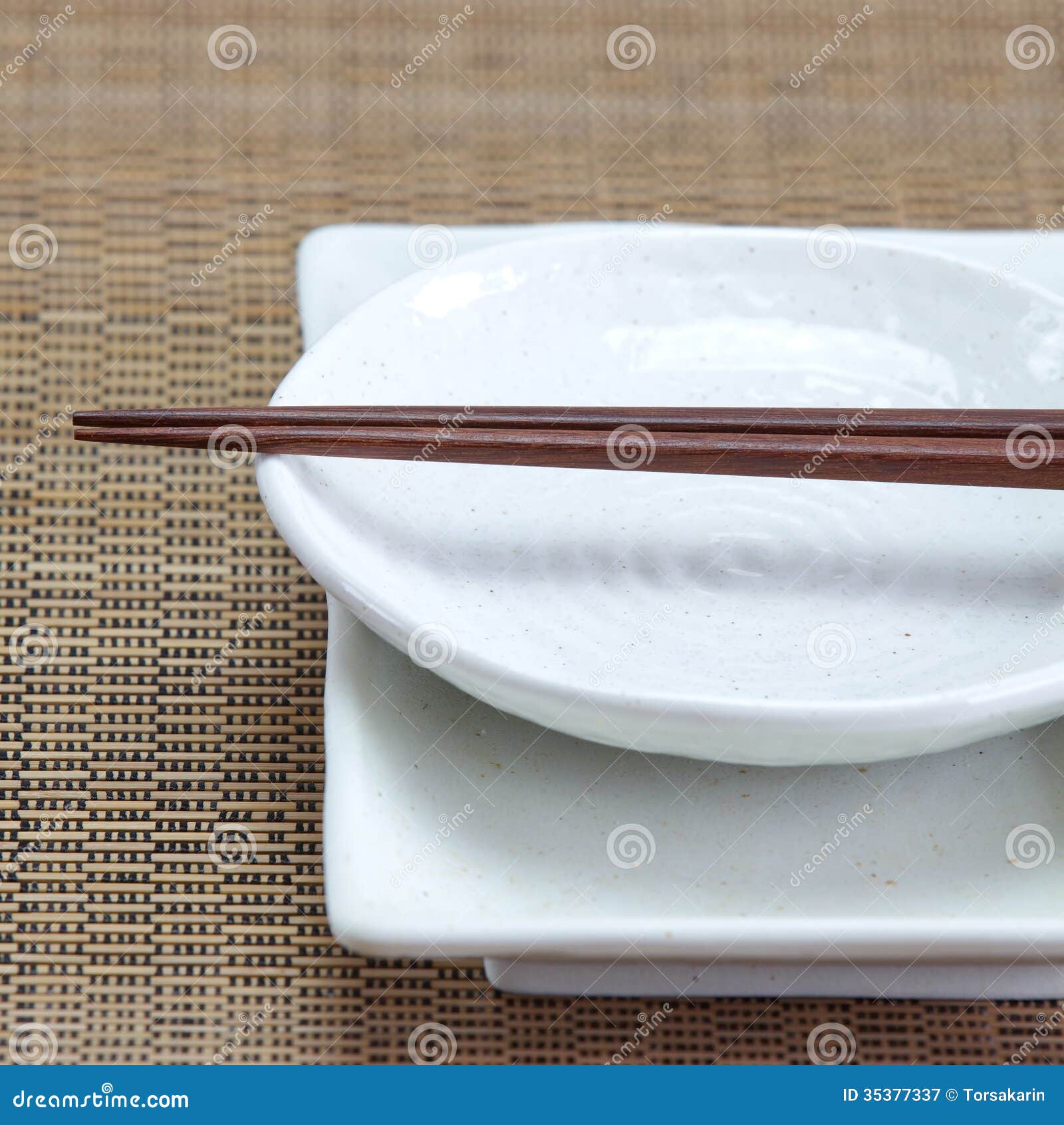 Chopsticks and Asian Table Setting Stock Image - Image of oriental ...