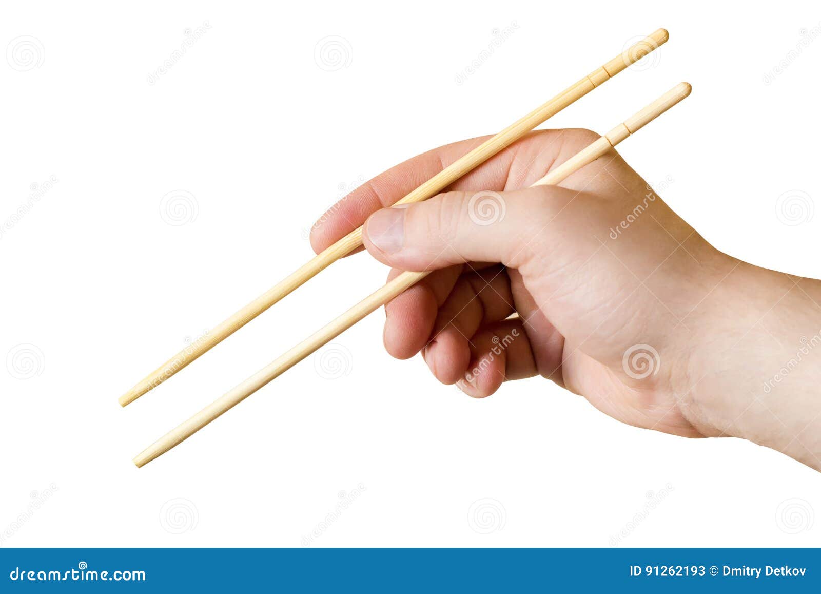 Chopsticks in Hand Isolated Stock Image - Image of isolated, east: 91262193