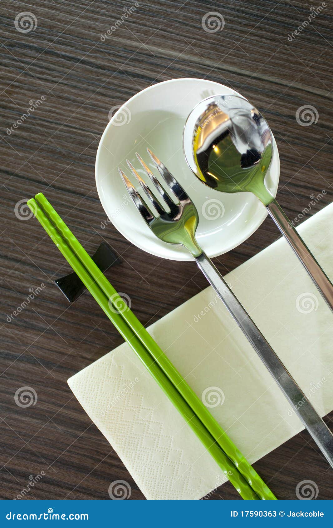 Chopsticks table setting stock image. Image of sushi - 17590363