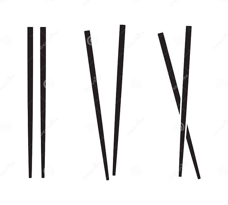 Chopsticks stock vector. Illustration of chopstick, graphic - 213868590