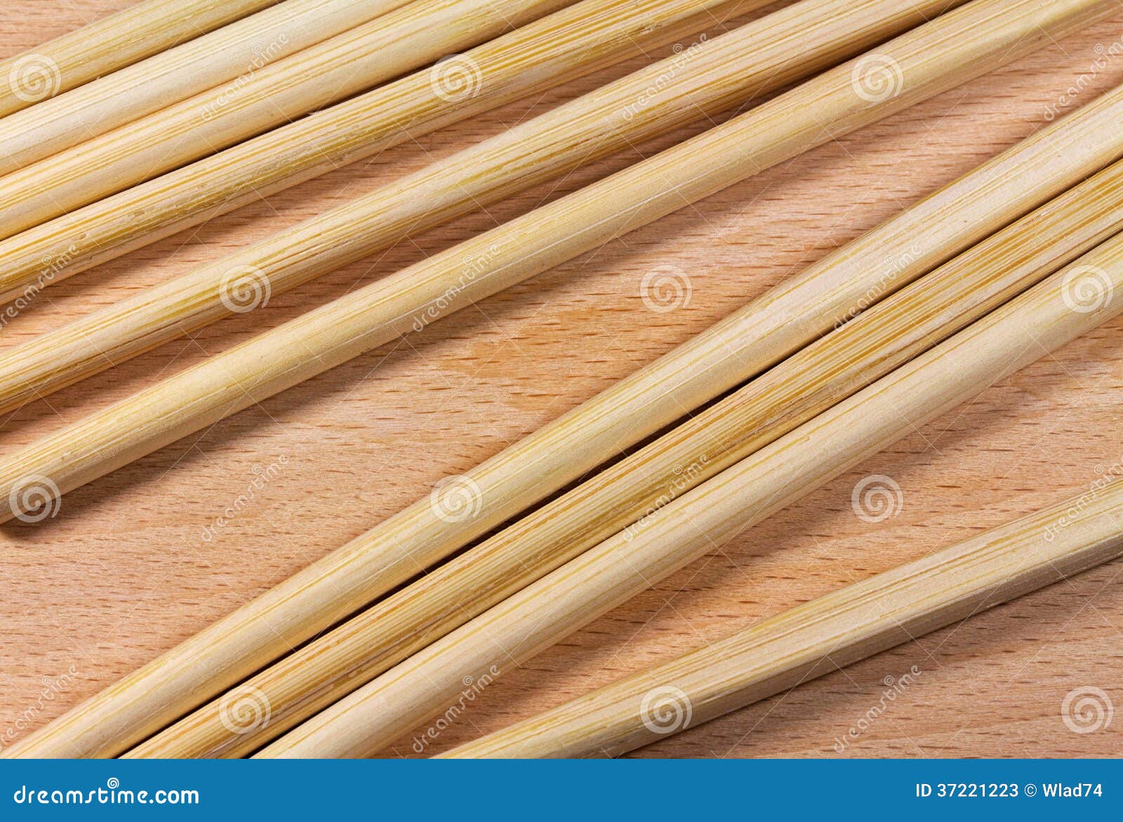 Chopsticks on the Wooden Surface Stock Image - Image of texture, wood ...