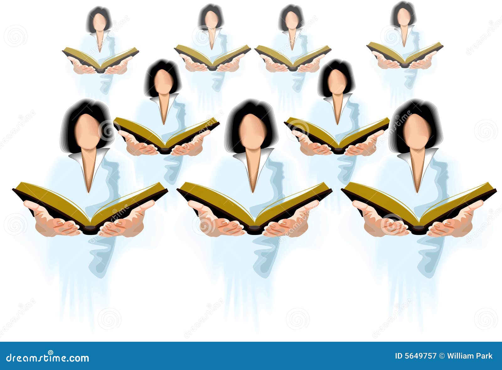 Chor vektor abbildung. Illustration von darstellung, erscheinen - 5649757