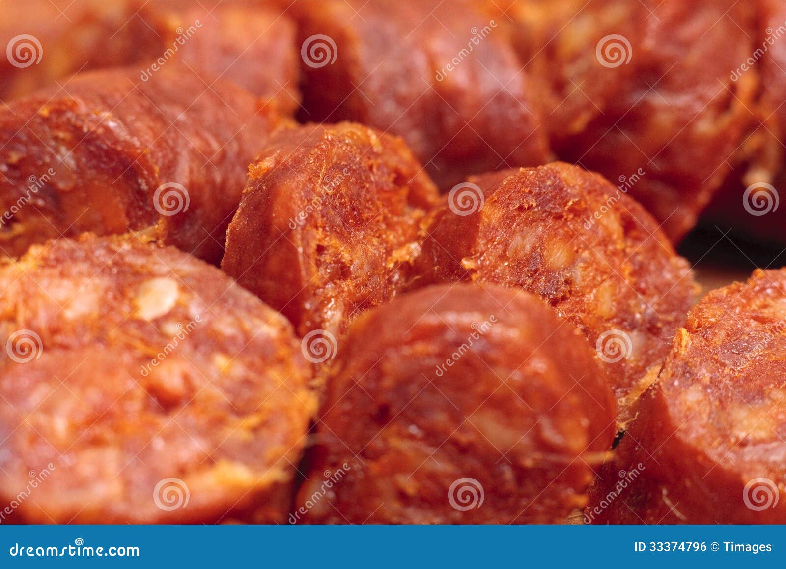 Chorizo stock photo. Image of color, utensil, chorizo - 33374796