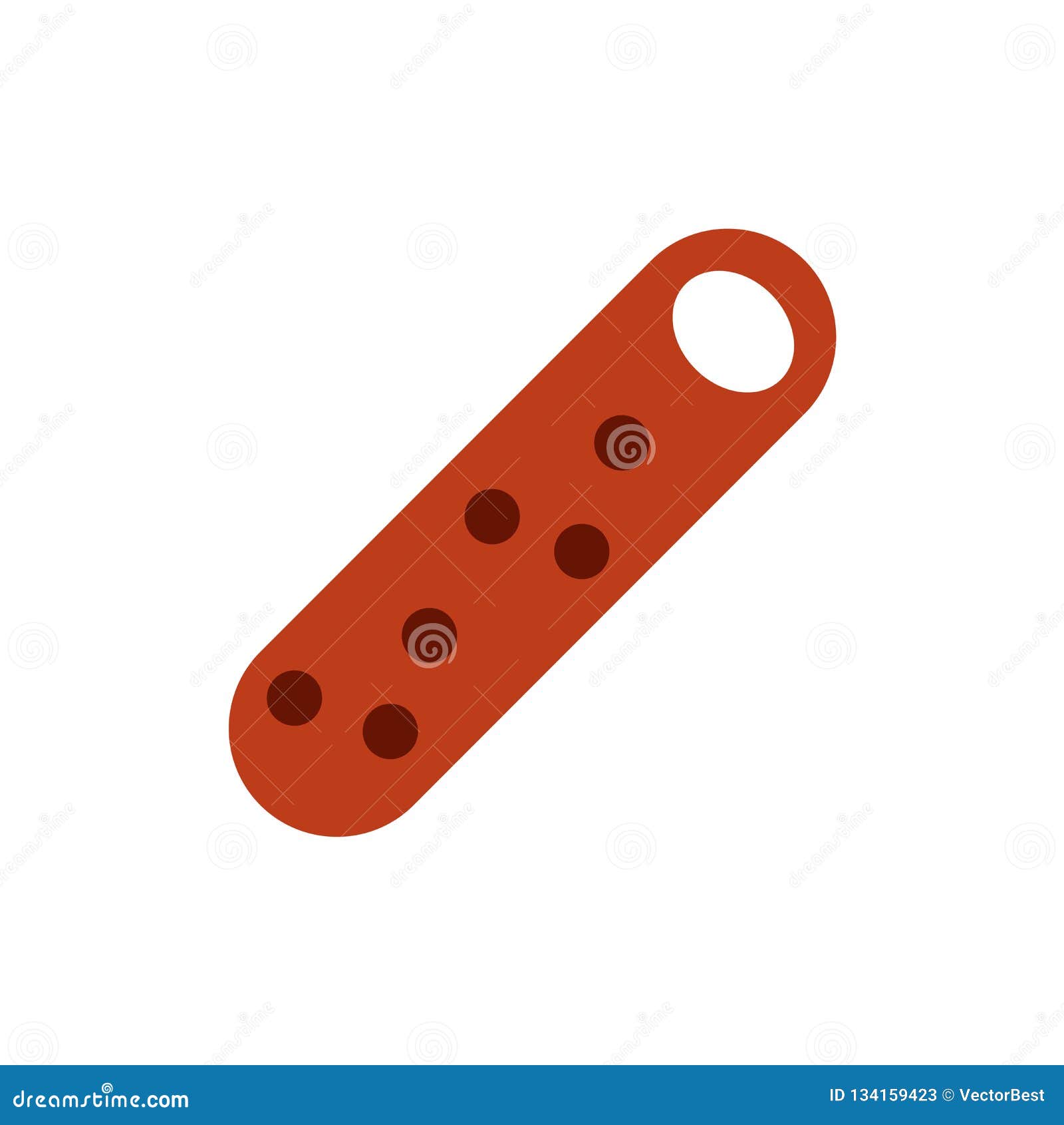 Chorizo Icon, Isometric Style Vector Illustration | CartoonDealer.com ...