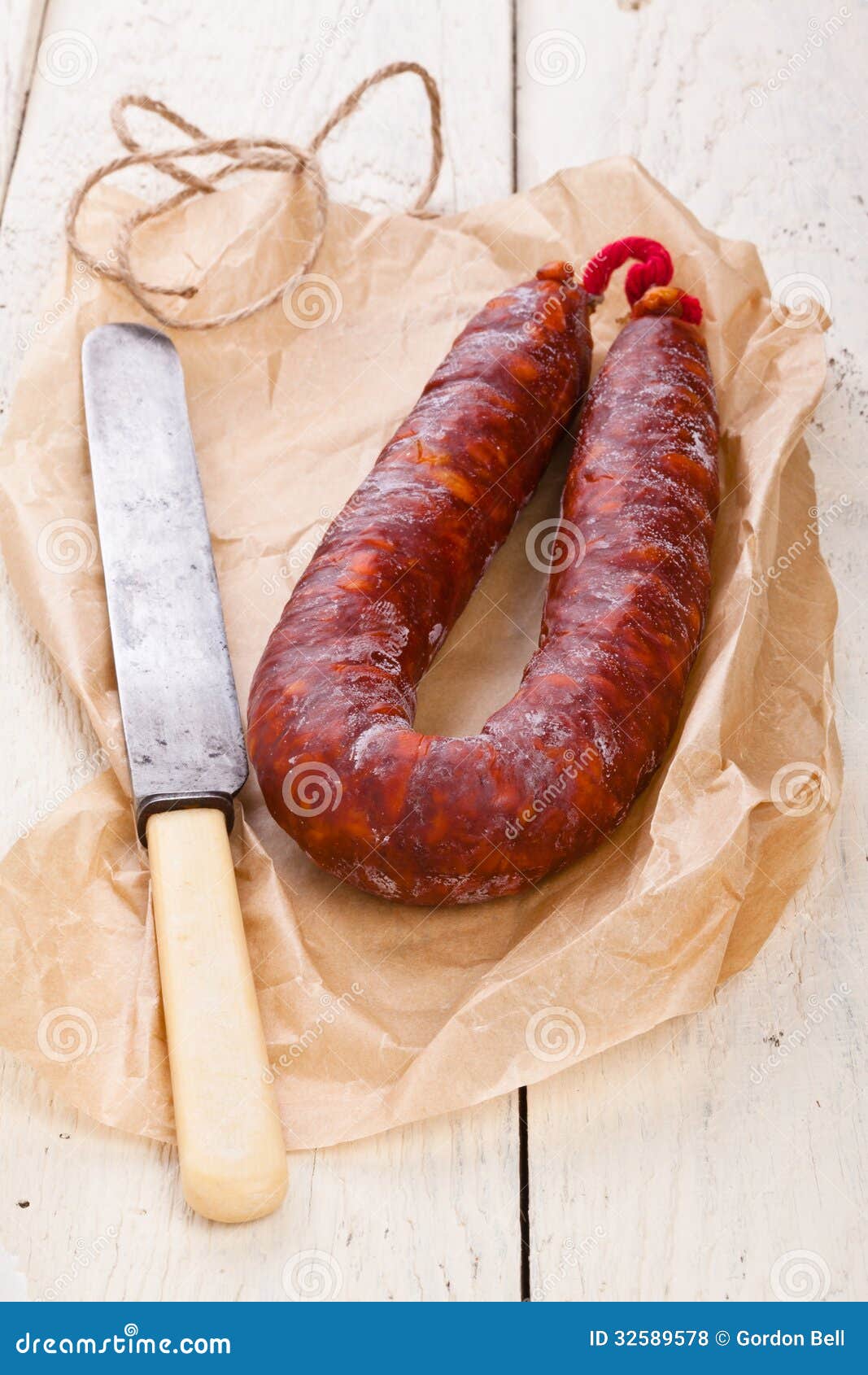 Chorizo stock photo. Image of sausage, curing, chourio - 32589578