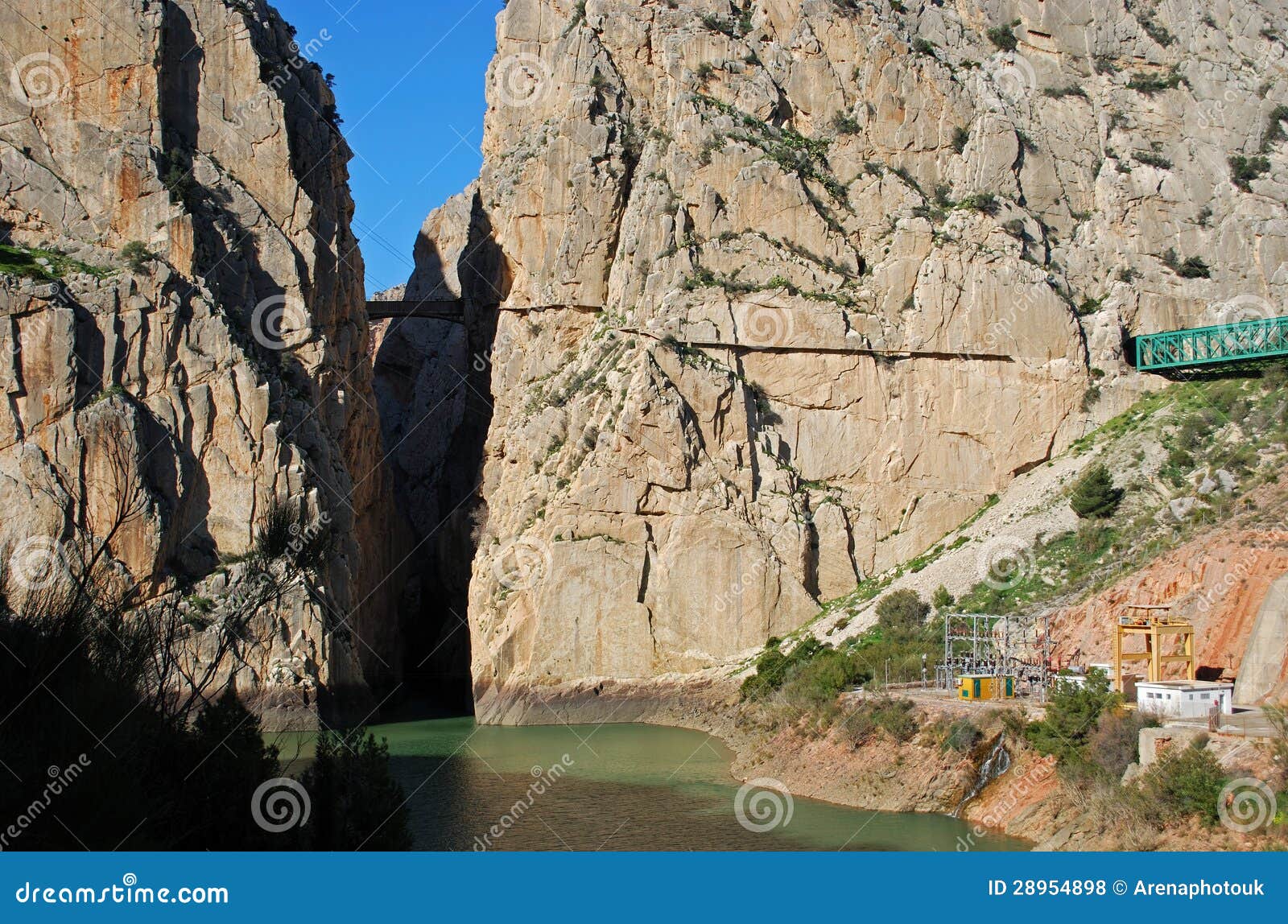 Chorro Gorge, Andalusia, Spain. Stock Photo - Image of mediterranean ...