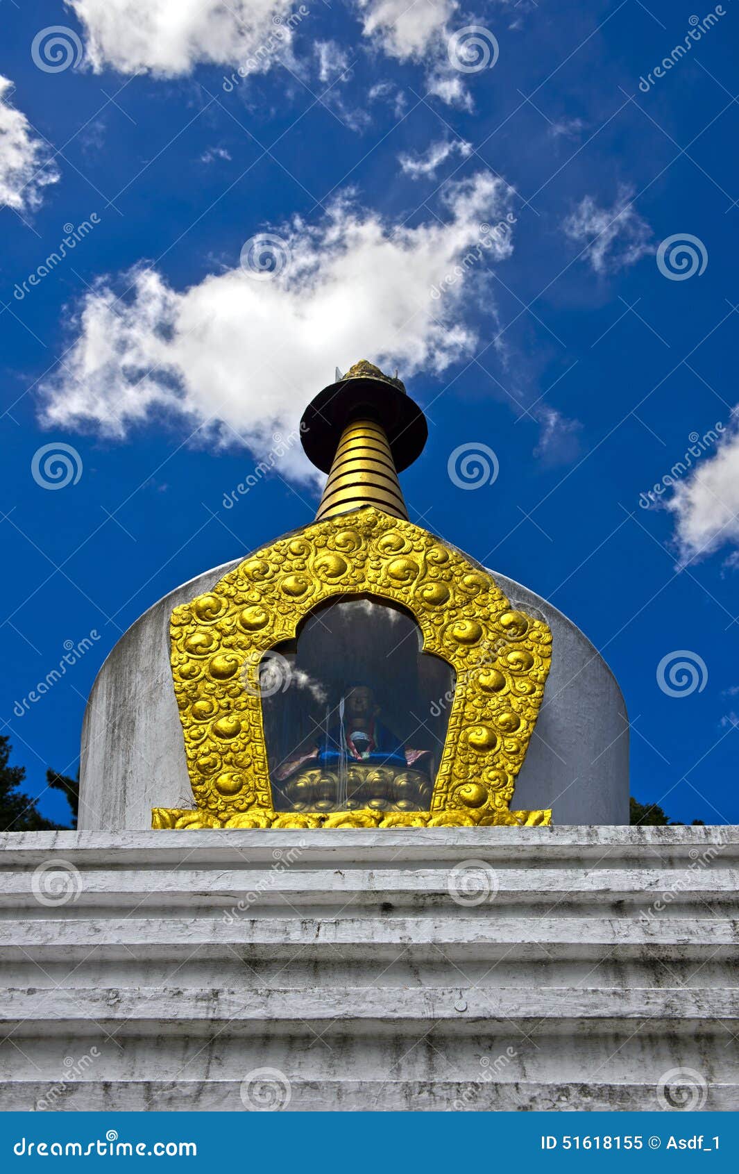 Chorten, Tango Monastery, Bhutan Stock Image - Image of buddhist ...