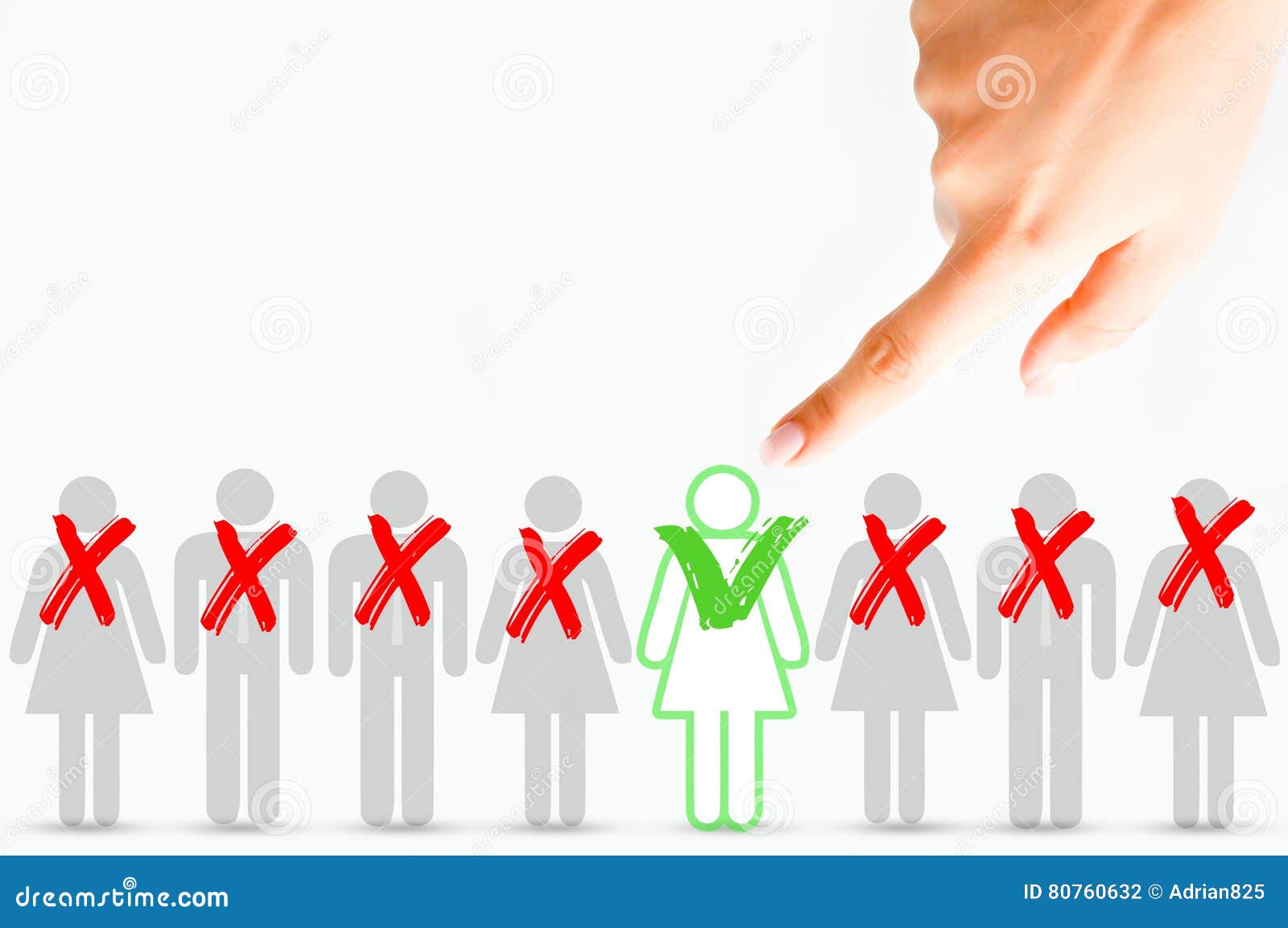 The chosen one stock photo. Image of candidate, head - 80760632