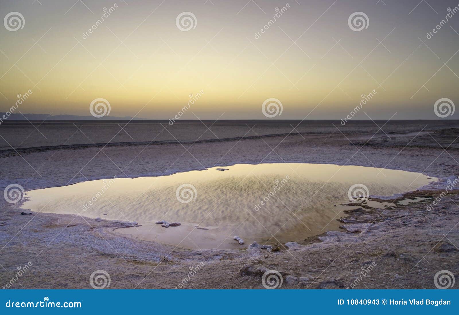 Chott El Djerid - Salt Lake in Tunisia Stock Image - Image of southern ...