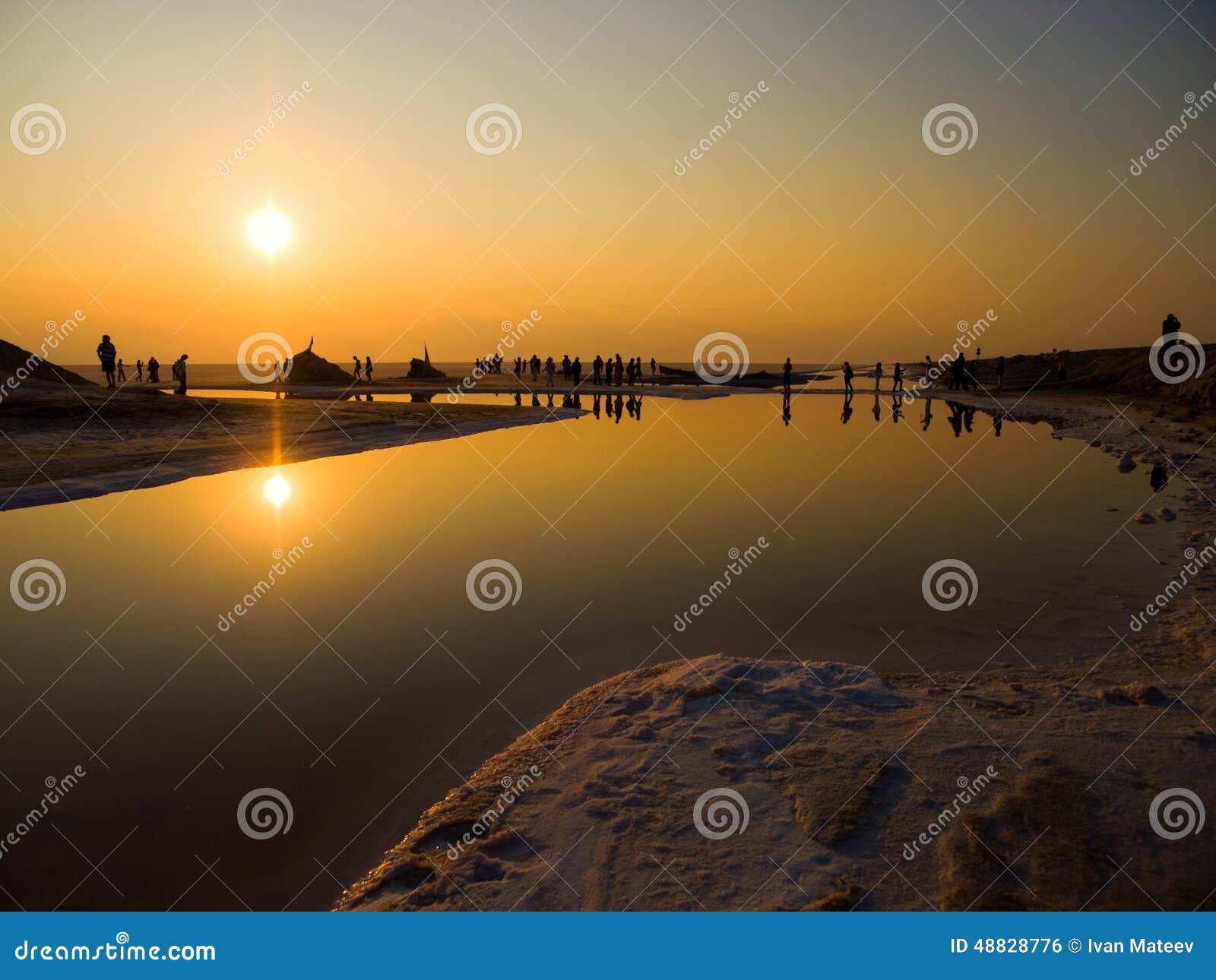 Chott el Djerid, Tunisia stock photo. Image of chott - 48828776