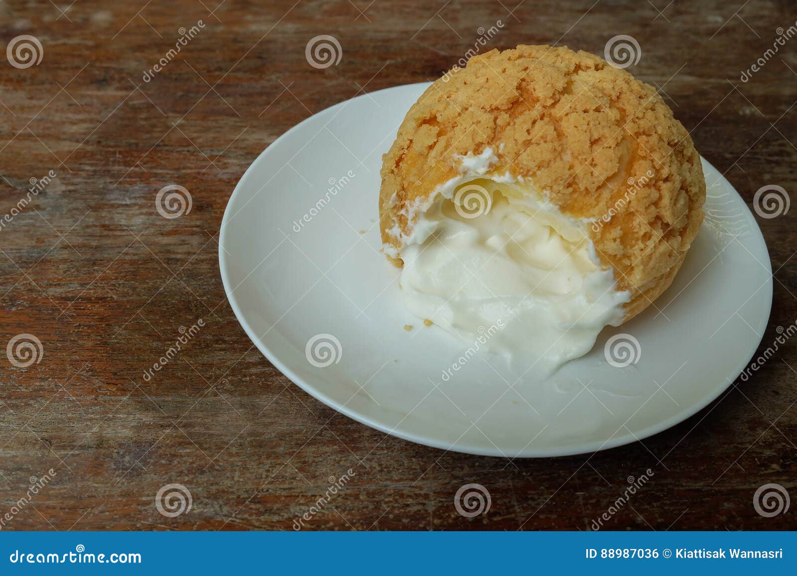 Chou cream stock photo. Image of pastry, product, baked - 88987036