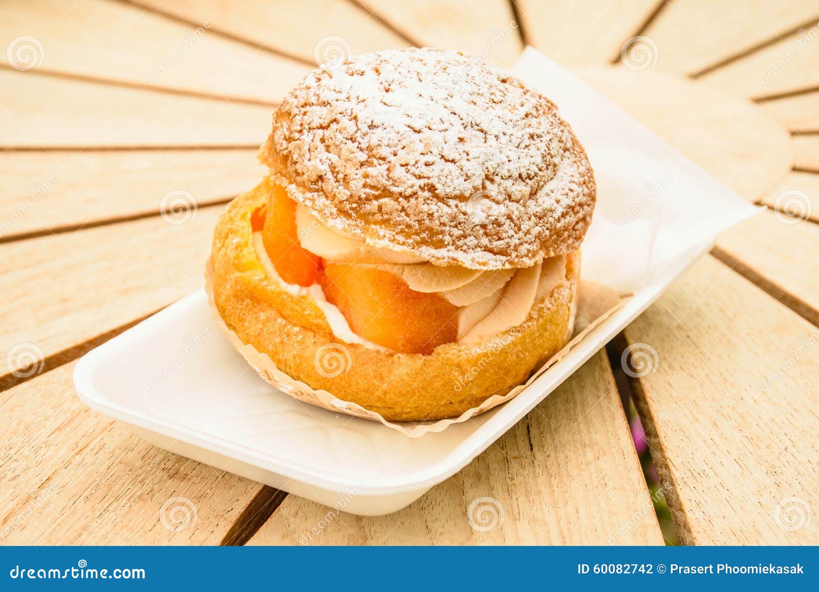 Choux cream stock photo. Image of pastry, puff, cream - 60082742
