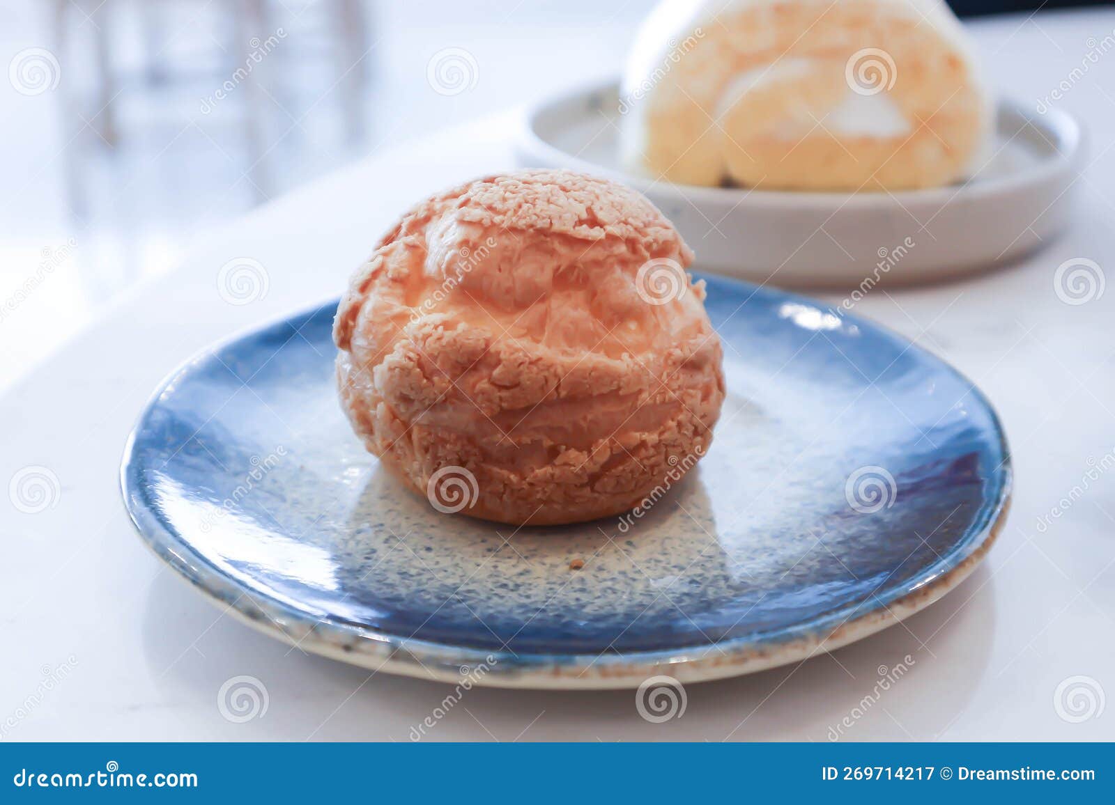 Choux Cream or Cream Puff, Eclair Stock Image - Image of gourmet ...