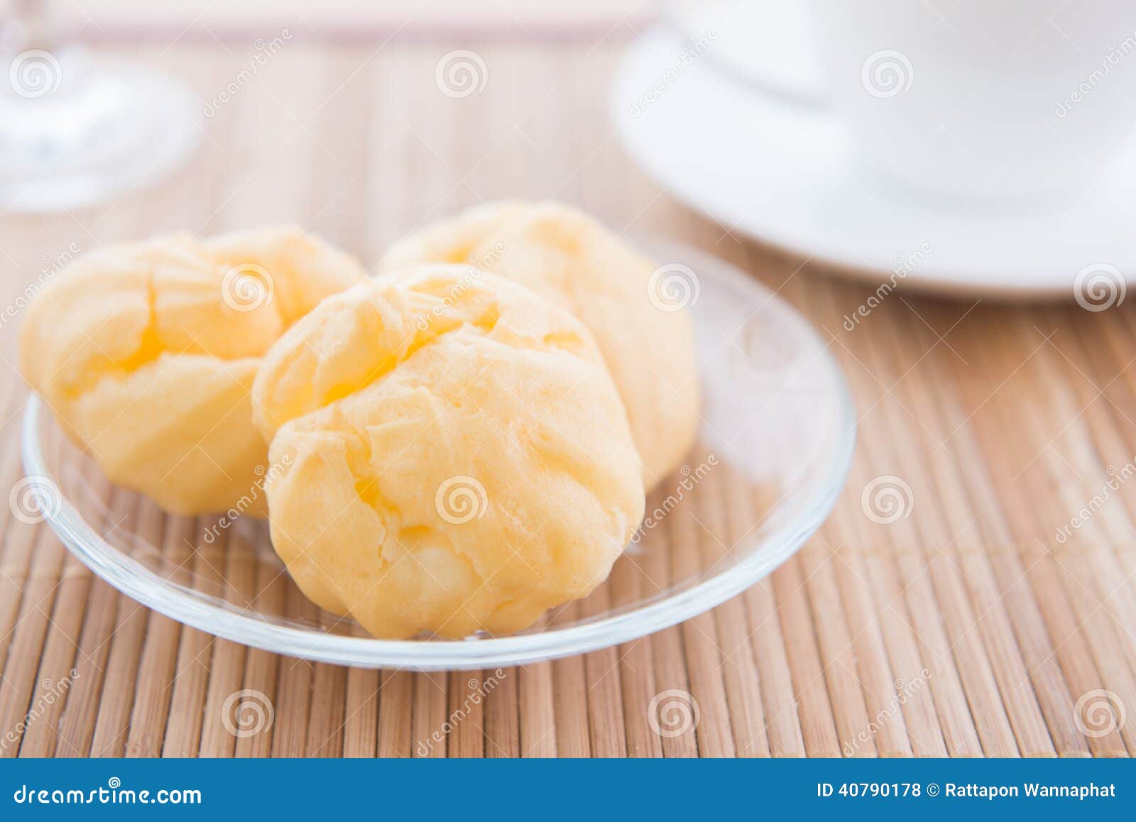 Choux pastry and coffee stock photo. Image of coffee - 40790178
