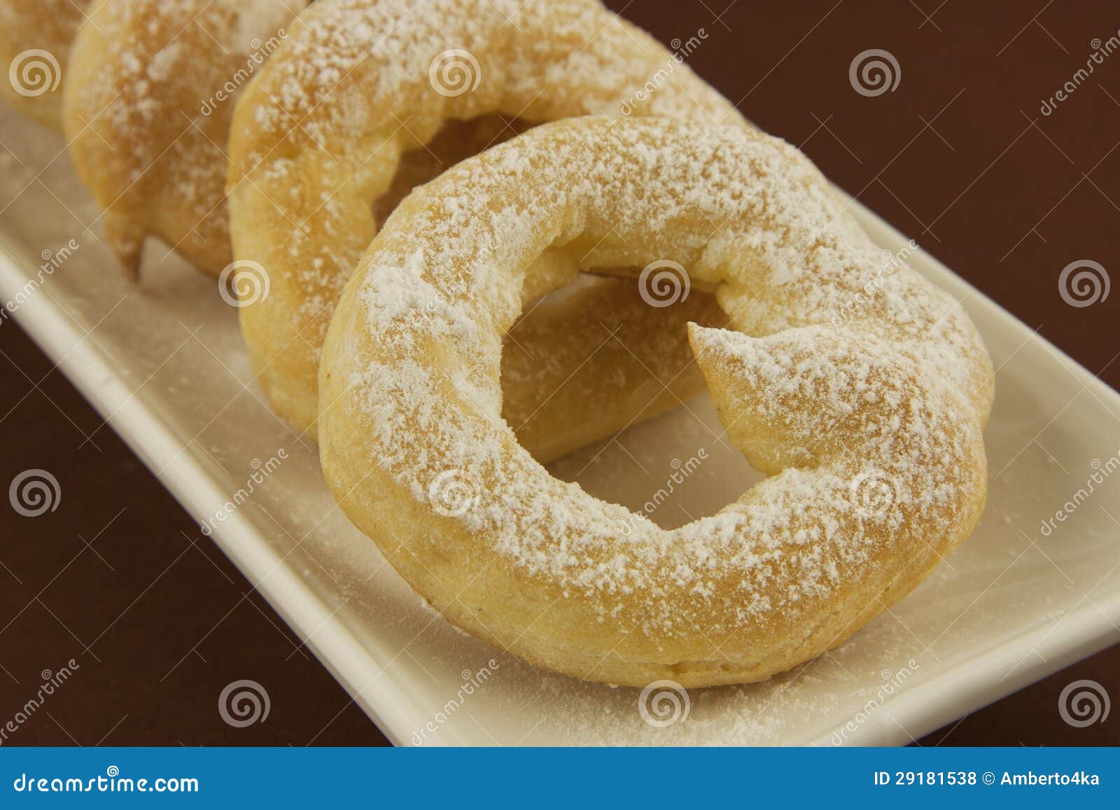 Choux Pastry with Decoration Stock Photo - Image of dessert, calorie ...