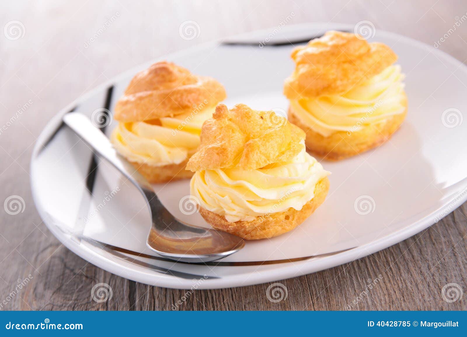 Choux Pastry Eclairs Stock Photo | CartoonDealer.com #171906750