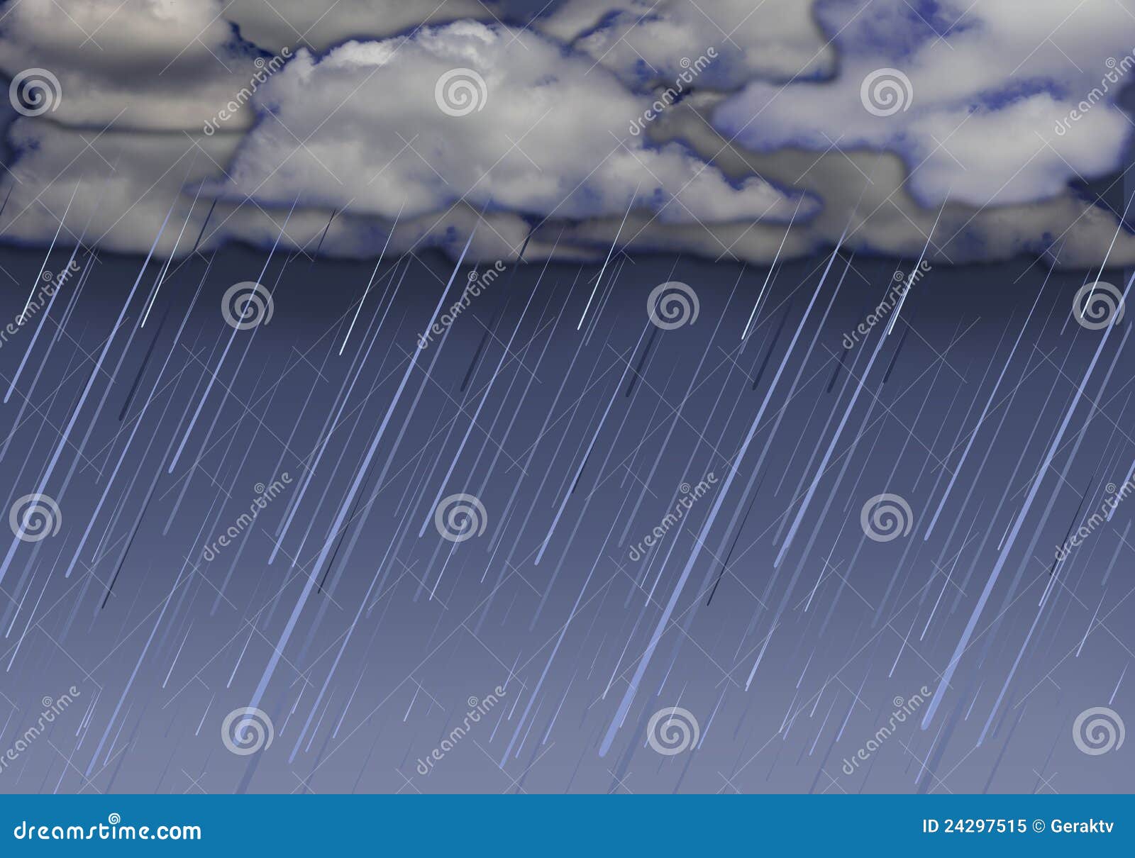 Chovendo o céu com nuvens escuras